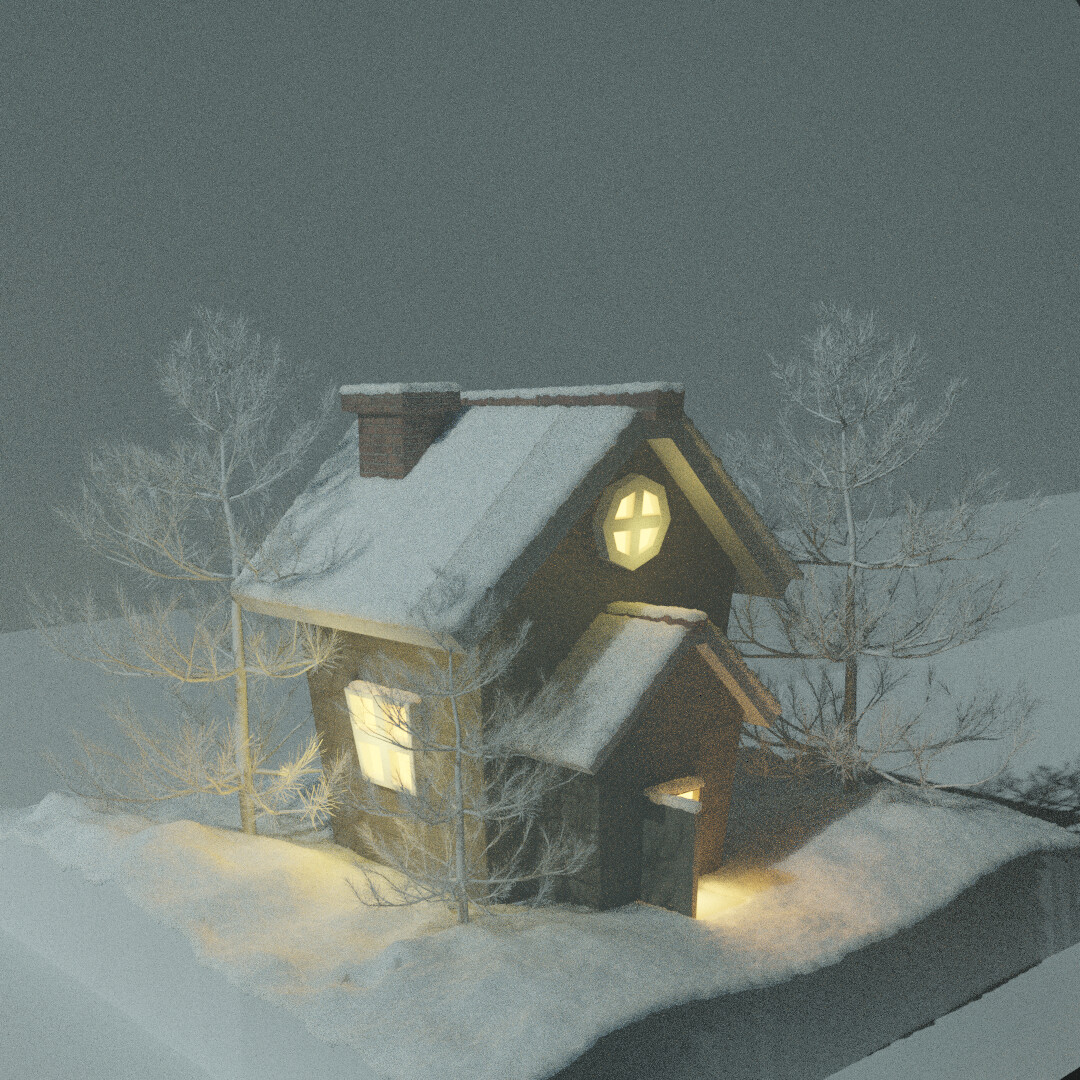 ArtStation - HOME AND WINTER