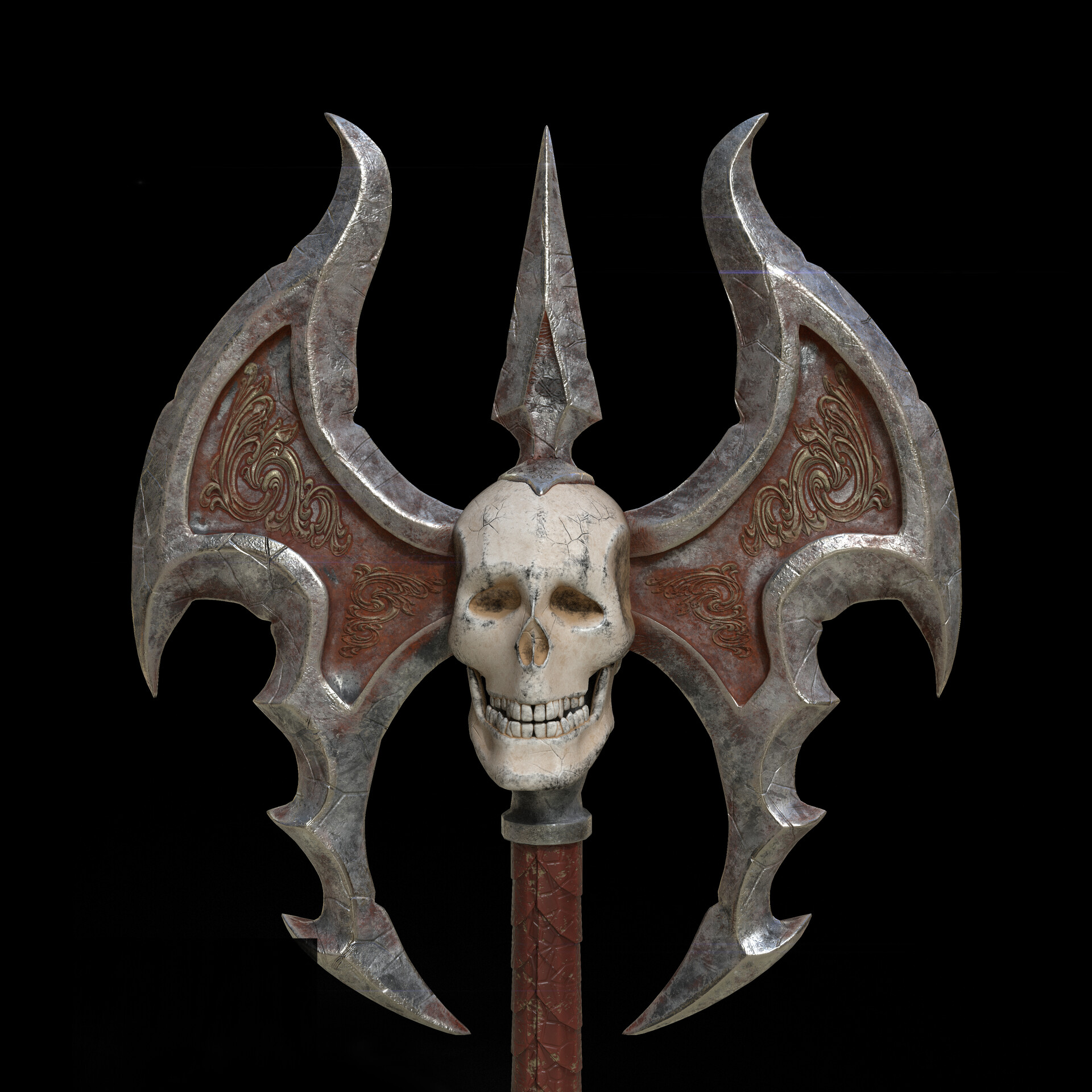 ArtStation - death knight axes