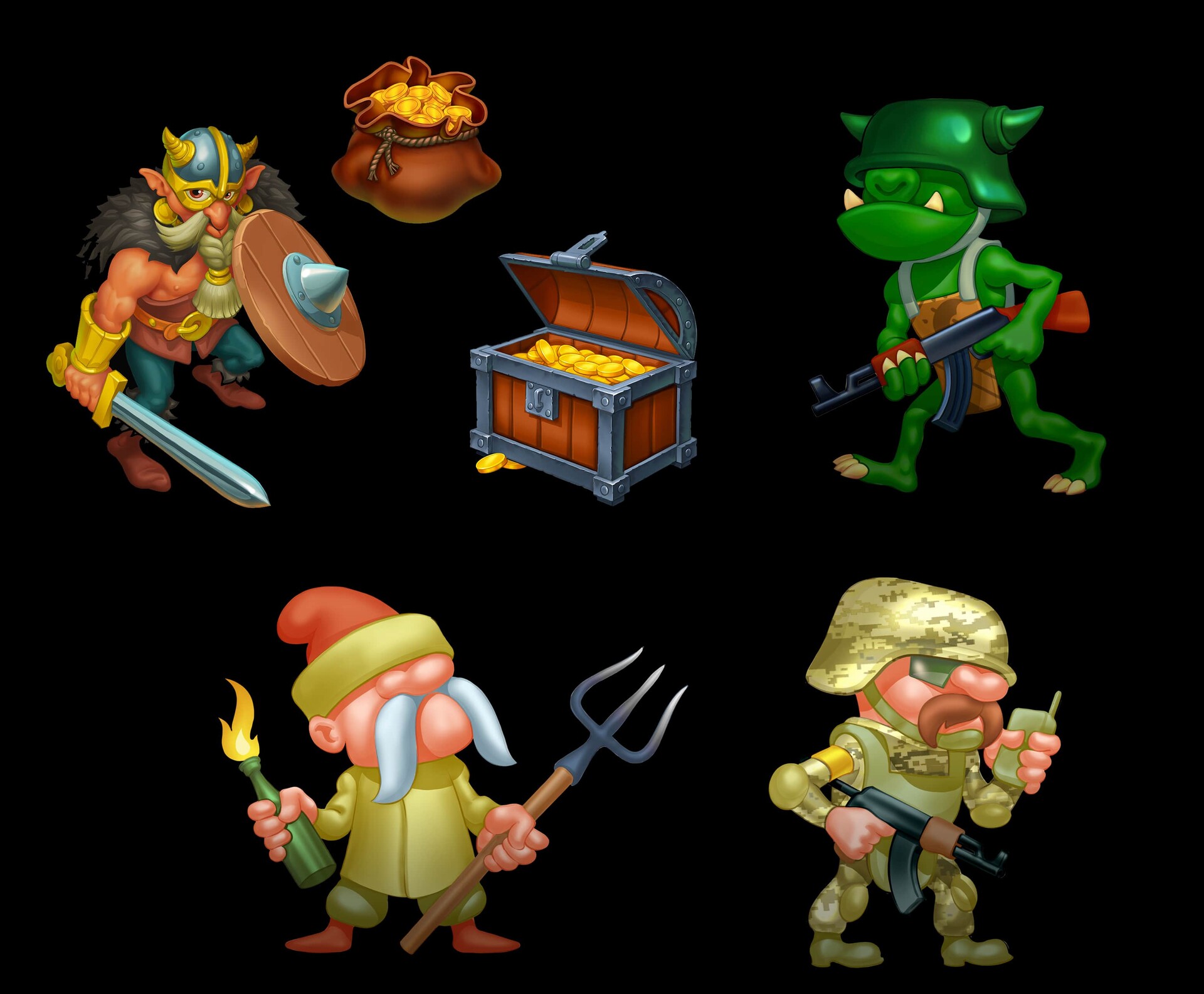 ArtStation - game characters (sample)