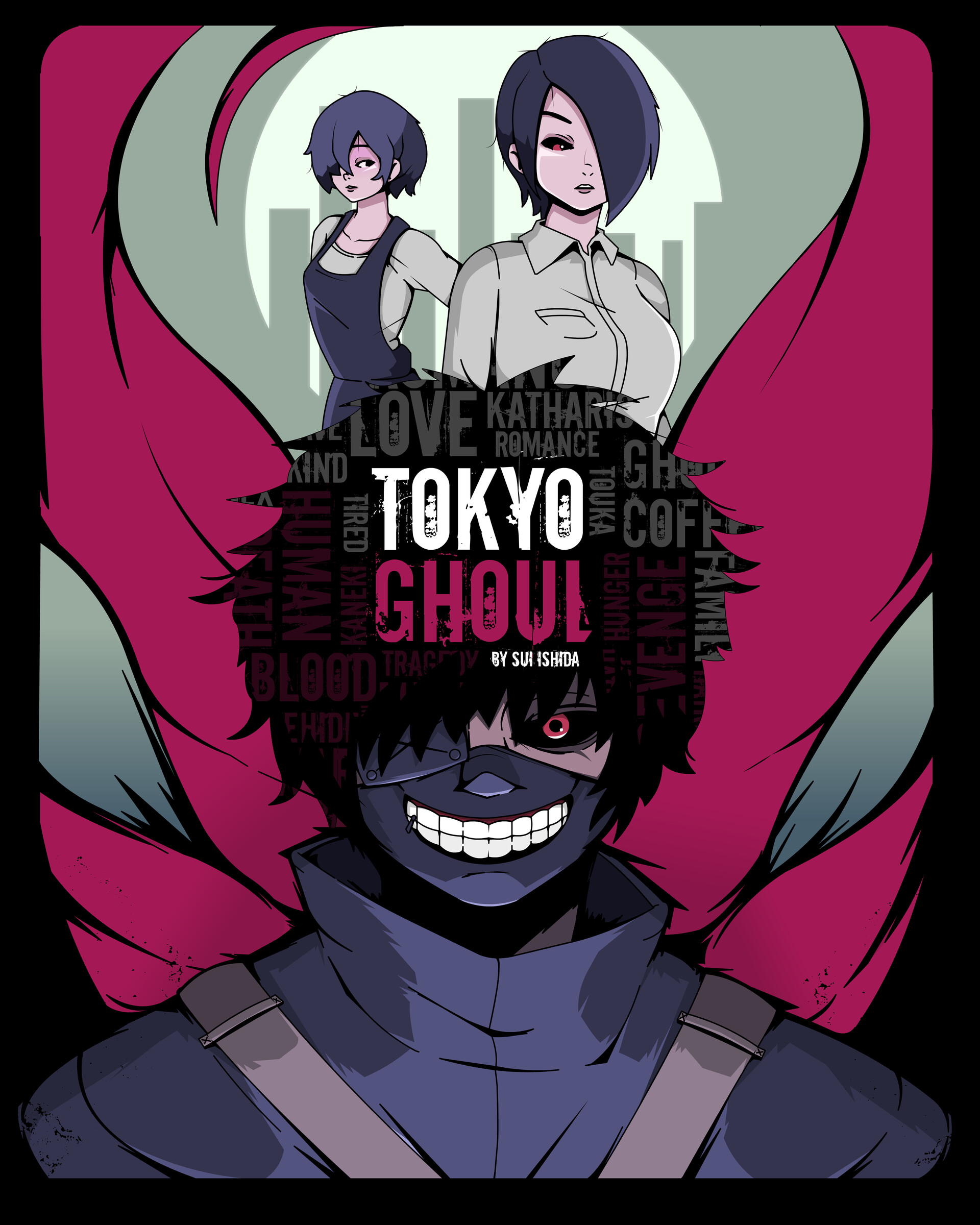 ArtStation - Tokyo Ghoul Fan art poster