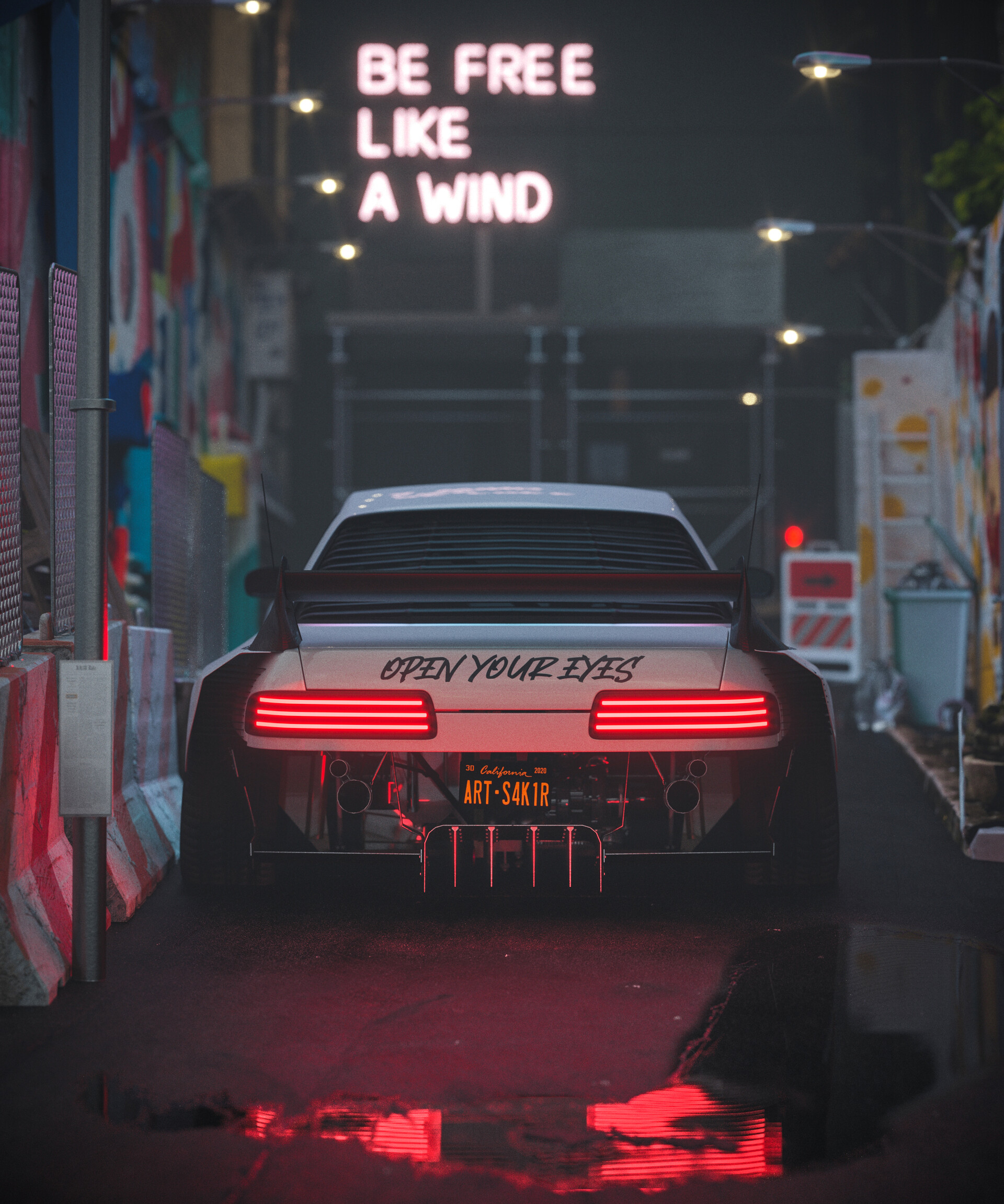 ArtStation - Nissan Silvia S13 / Full CGi