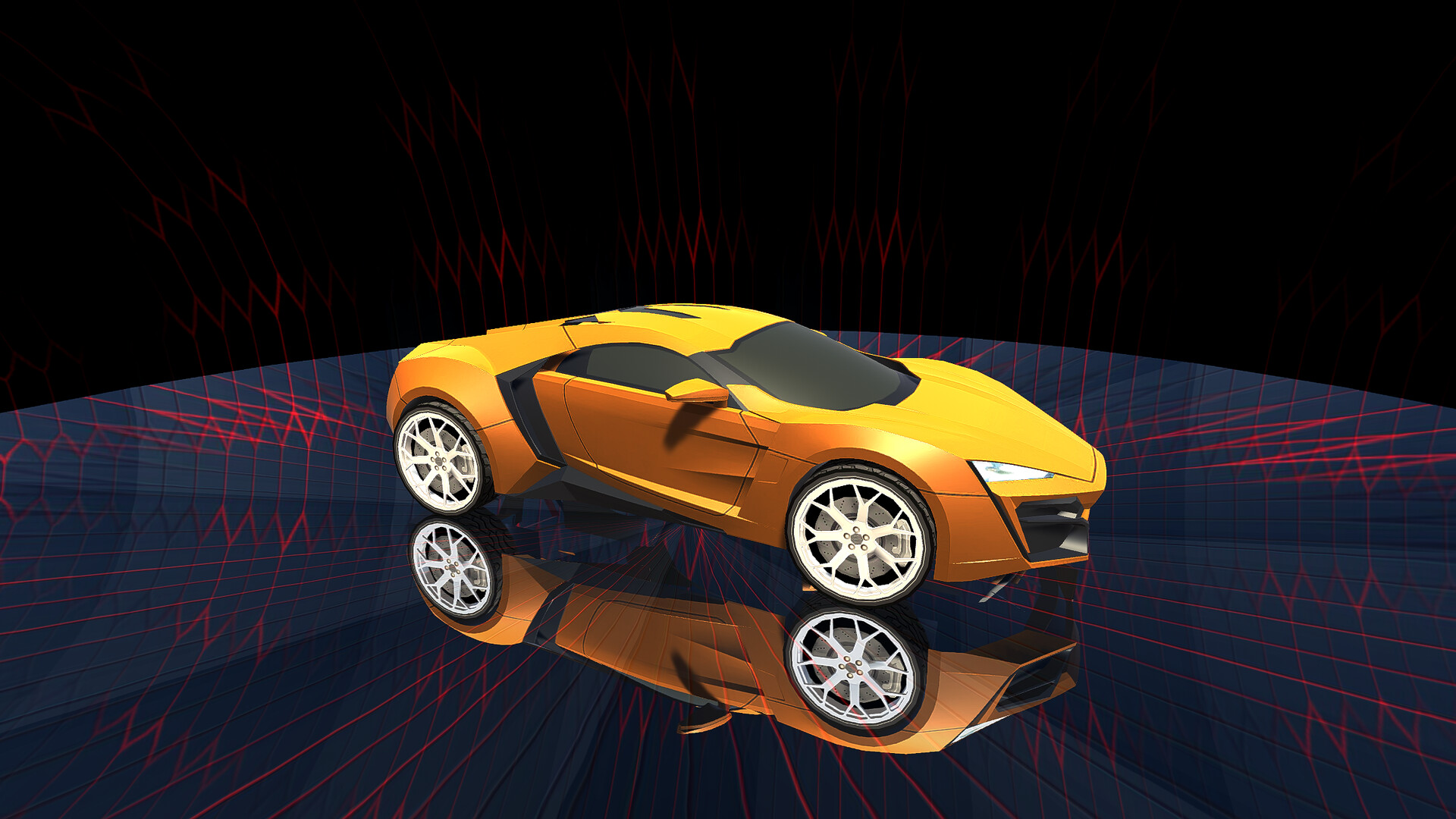 ArtStation - Stunt Driving Games: Mega Ramp (Sport Car Renders)