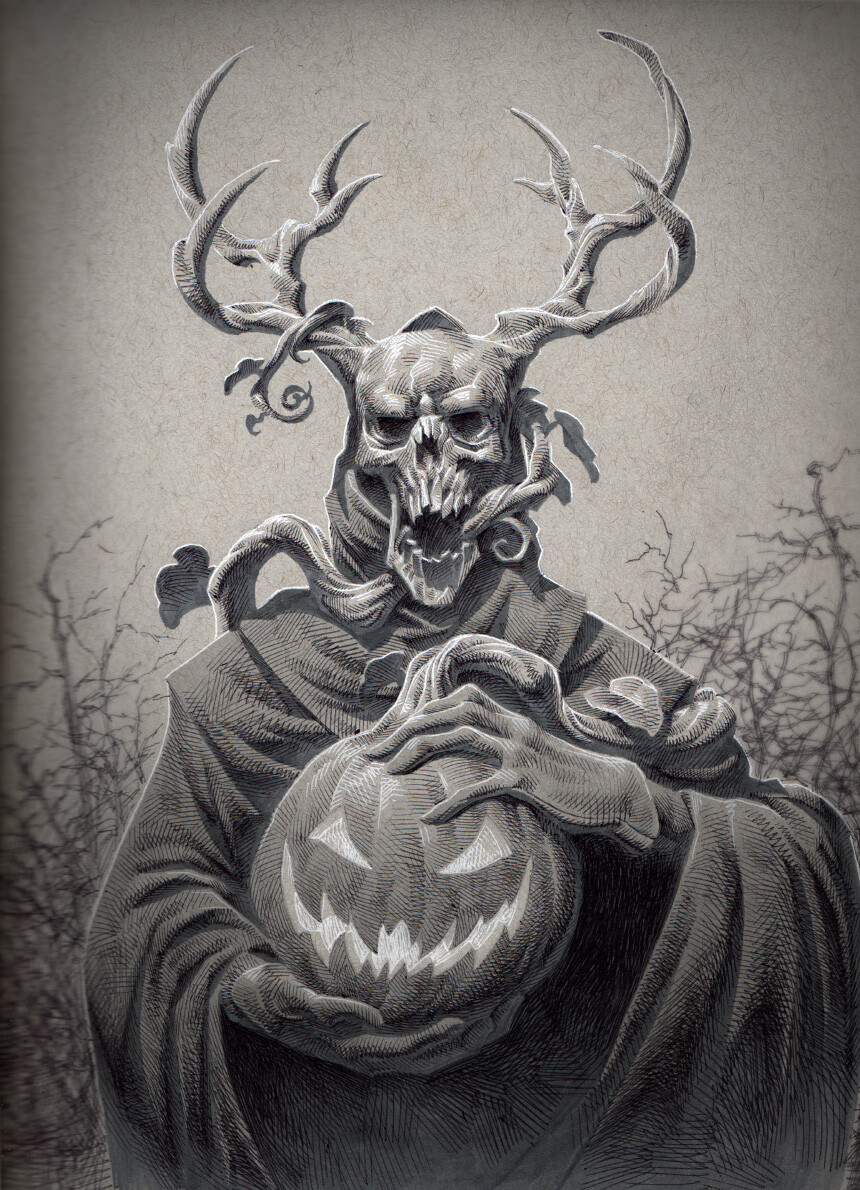 ArtStation - Halloween Sketch