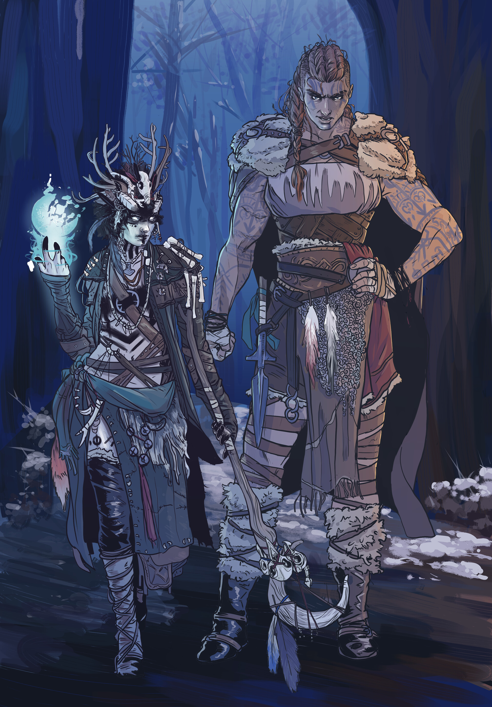 ArtStation - Viking Friends