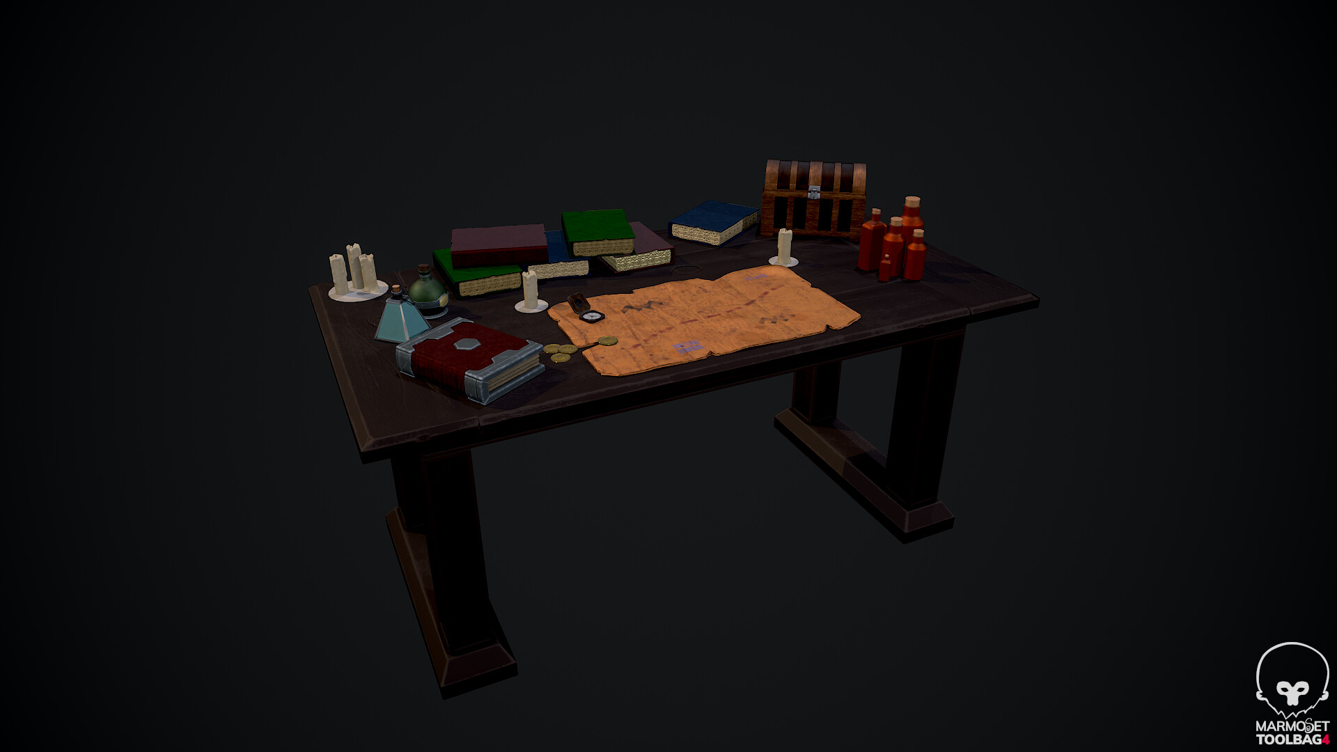 ArtStation - Fantasy Table Scene