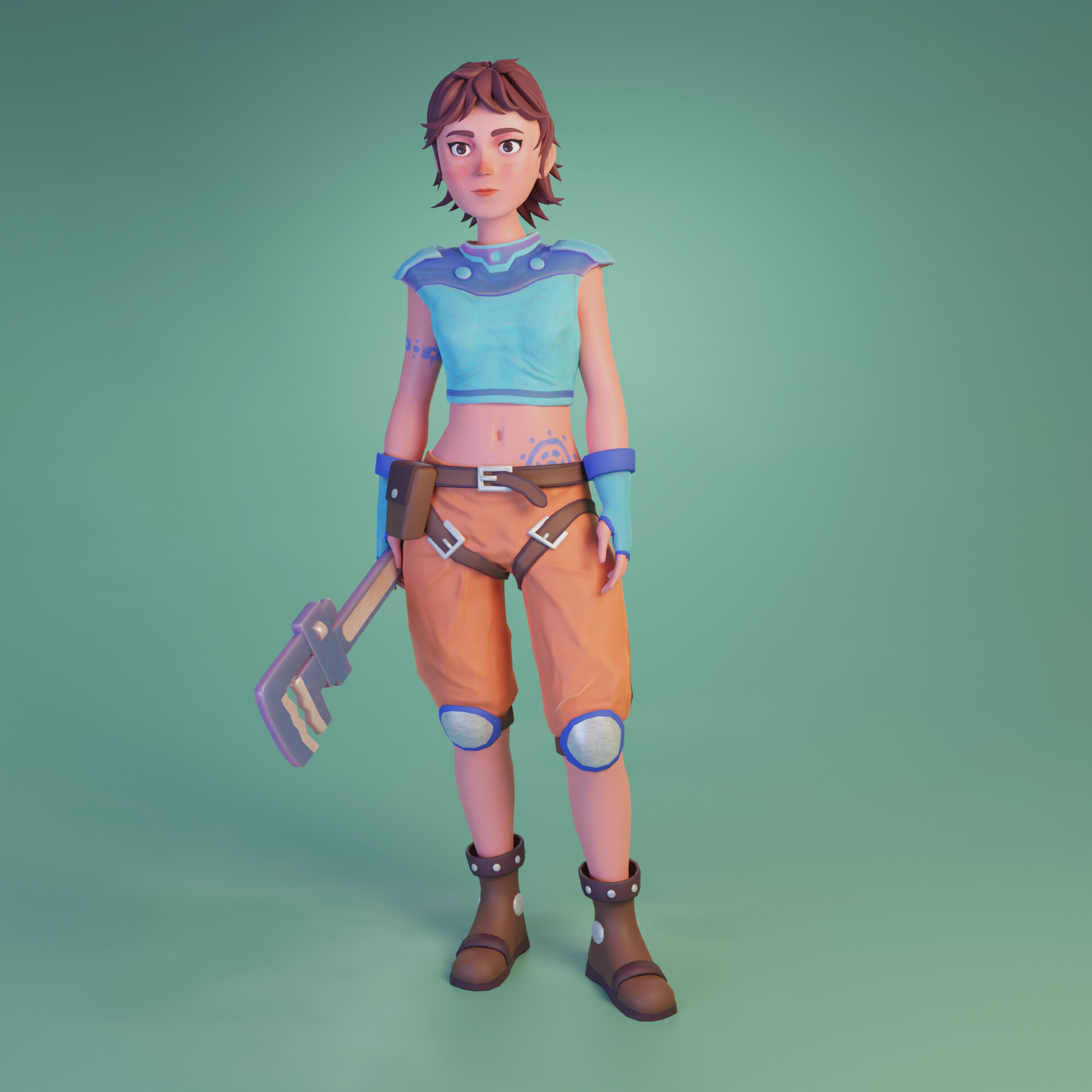 ArtStation - Mechanic Girl