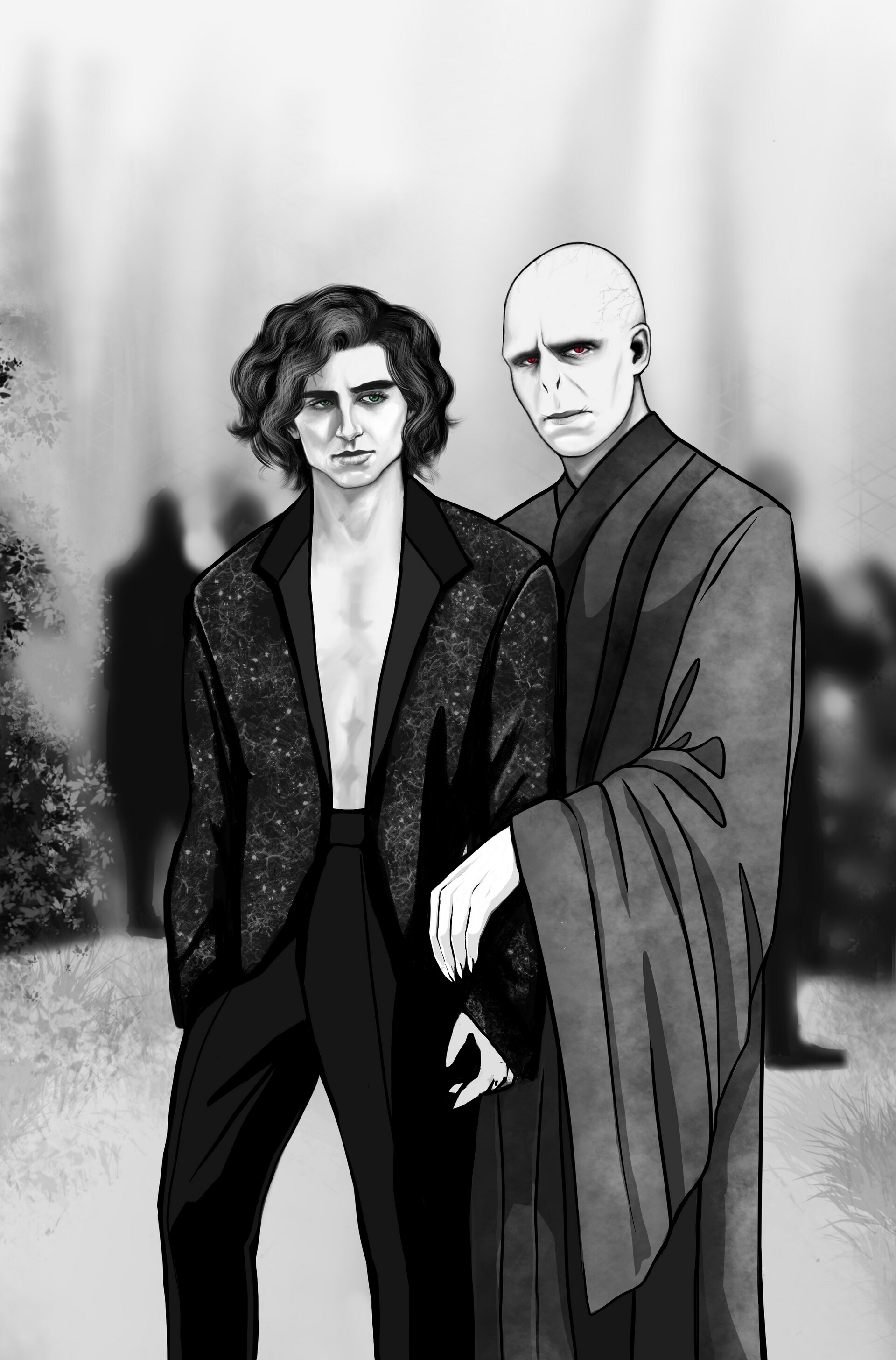 Voldemort Black And White