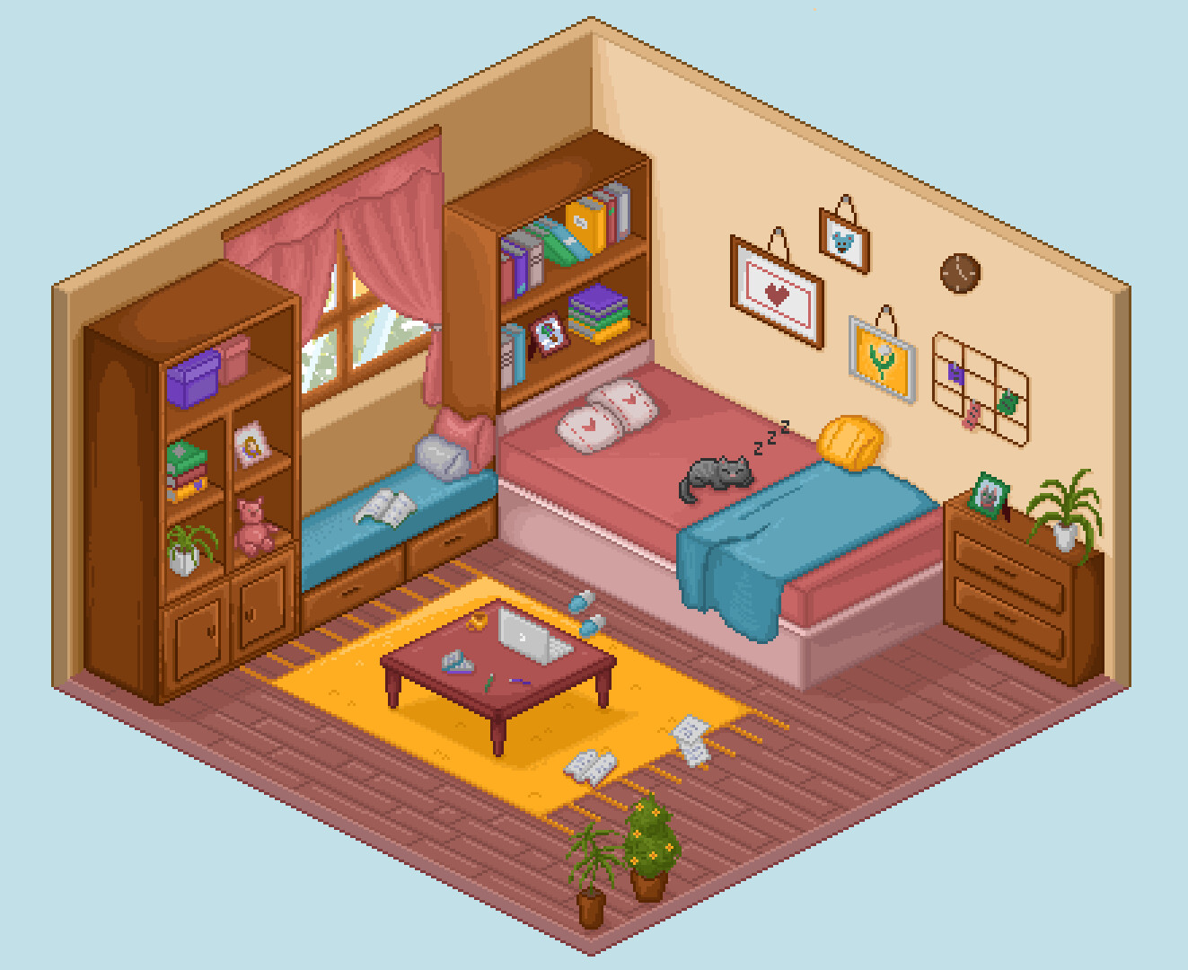 ArtStation - Cute room