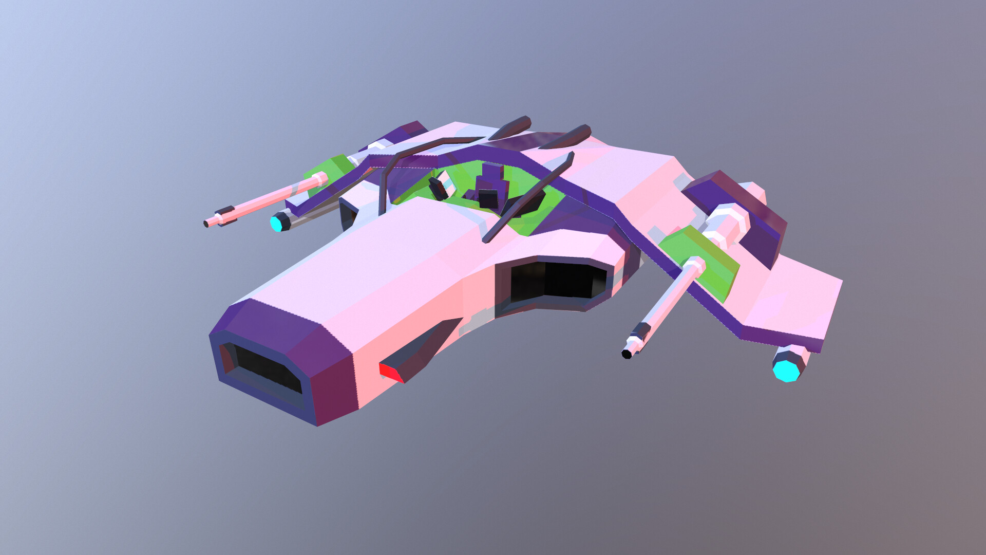 ArtStation - Futuristic ship