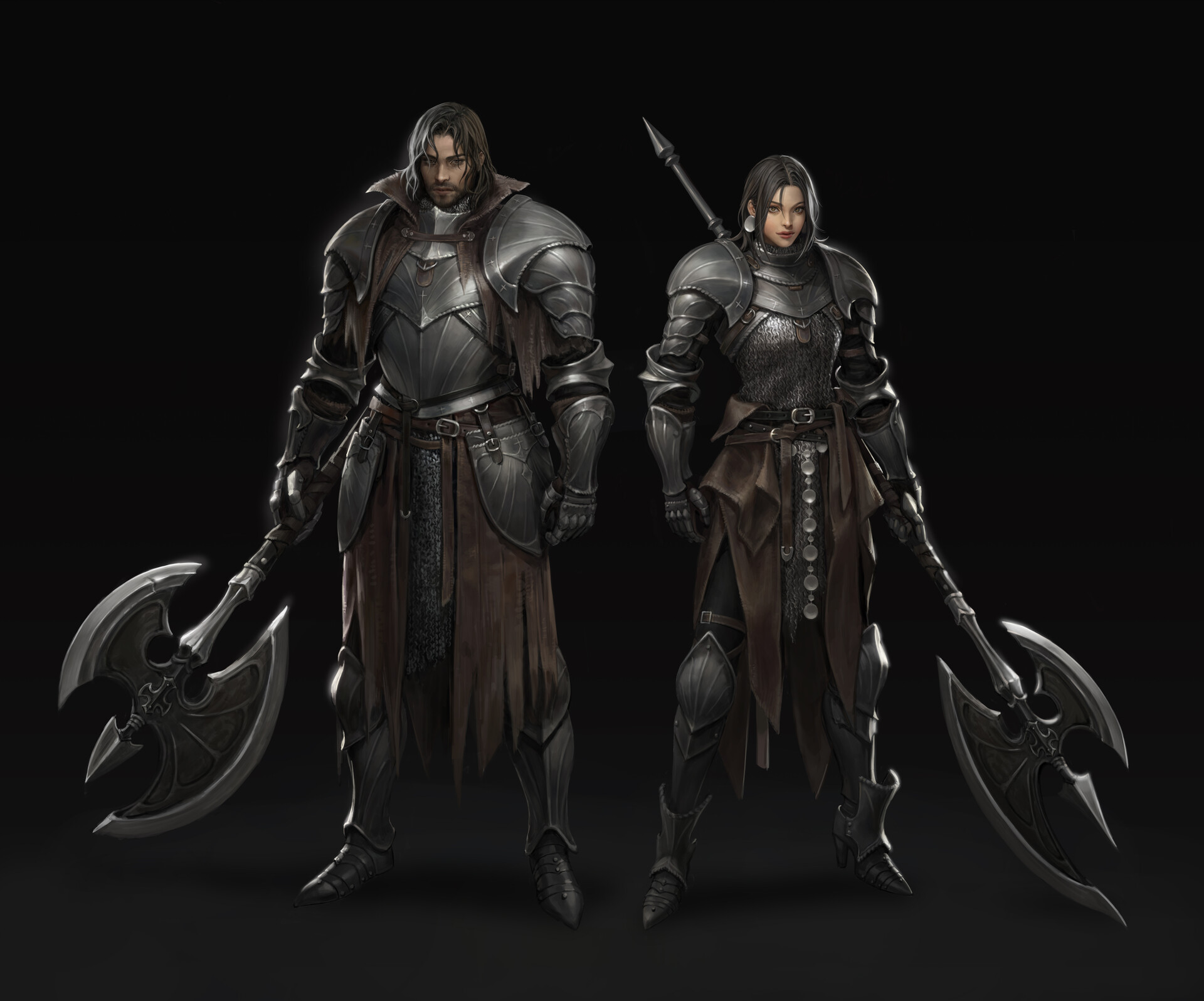 ArtStation - Warrior (concept sheet)