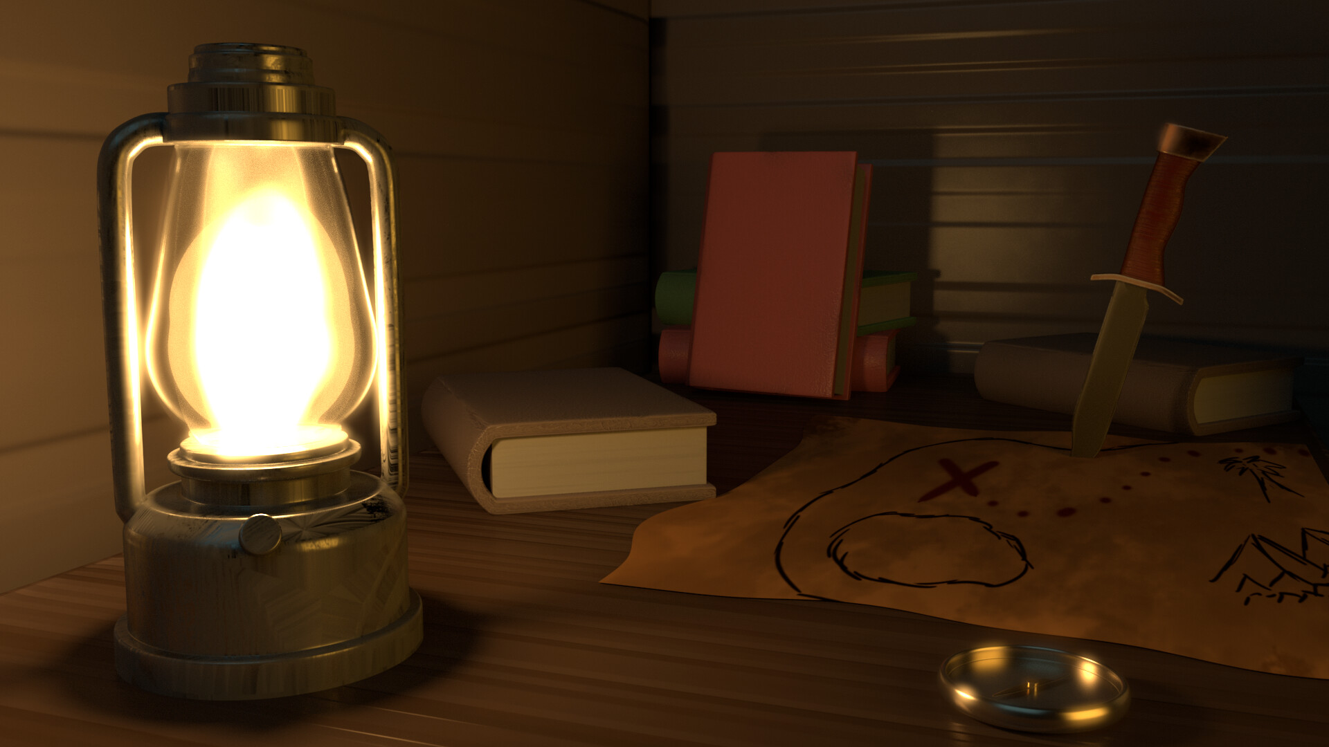 ArtStation - Adventureres Desk