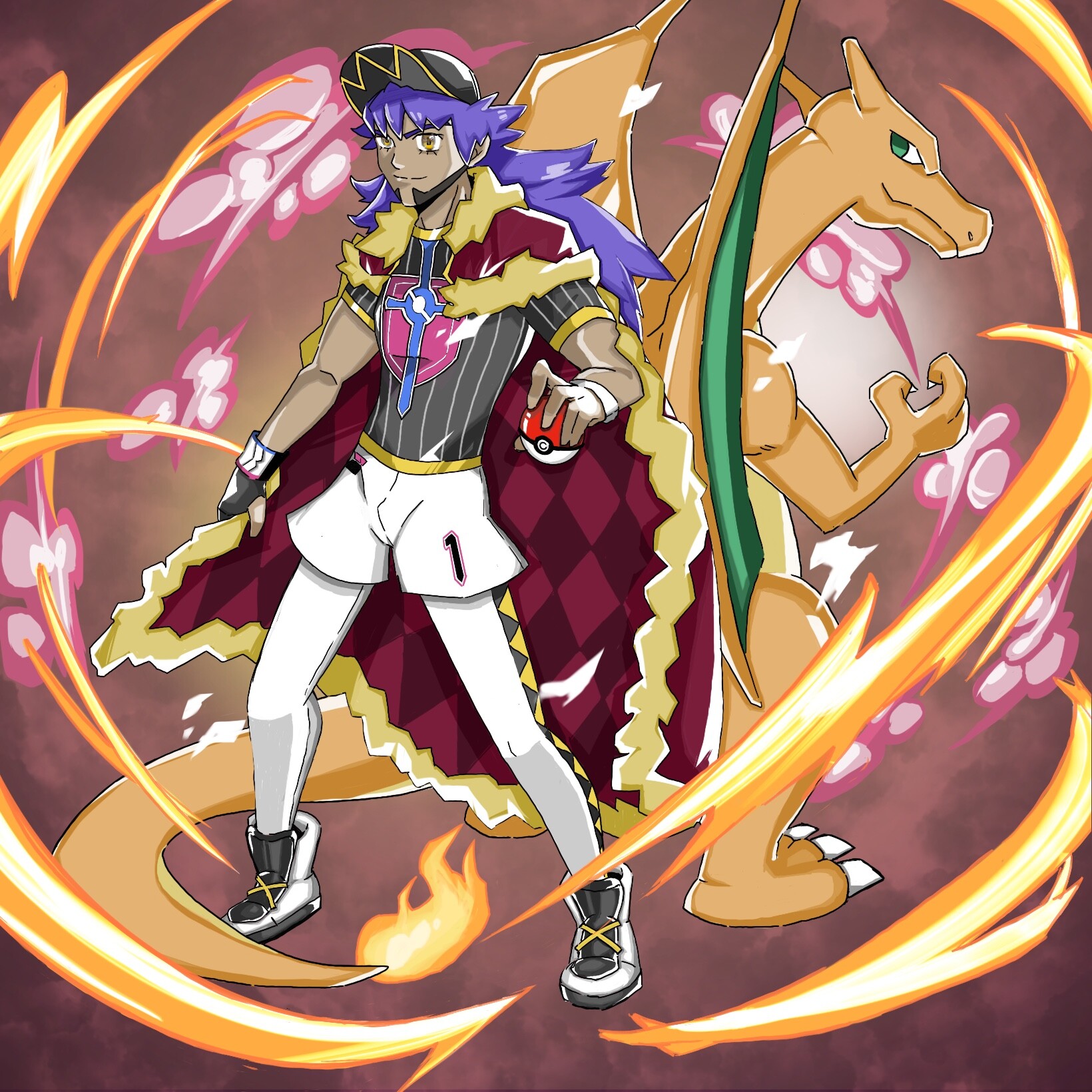 ArtStation - Leon & Charizard