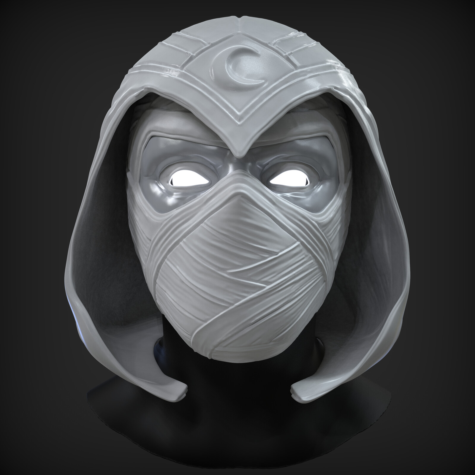 Wilbert Pierce - MCU MoonKnight Wearable Helmet 3D Printable STL Files