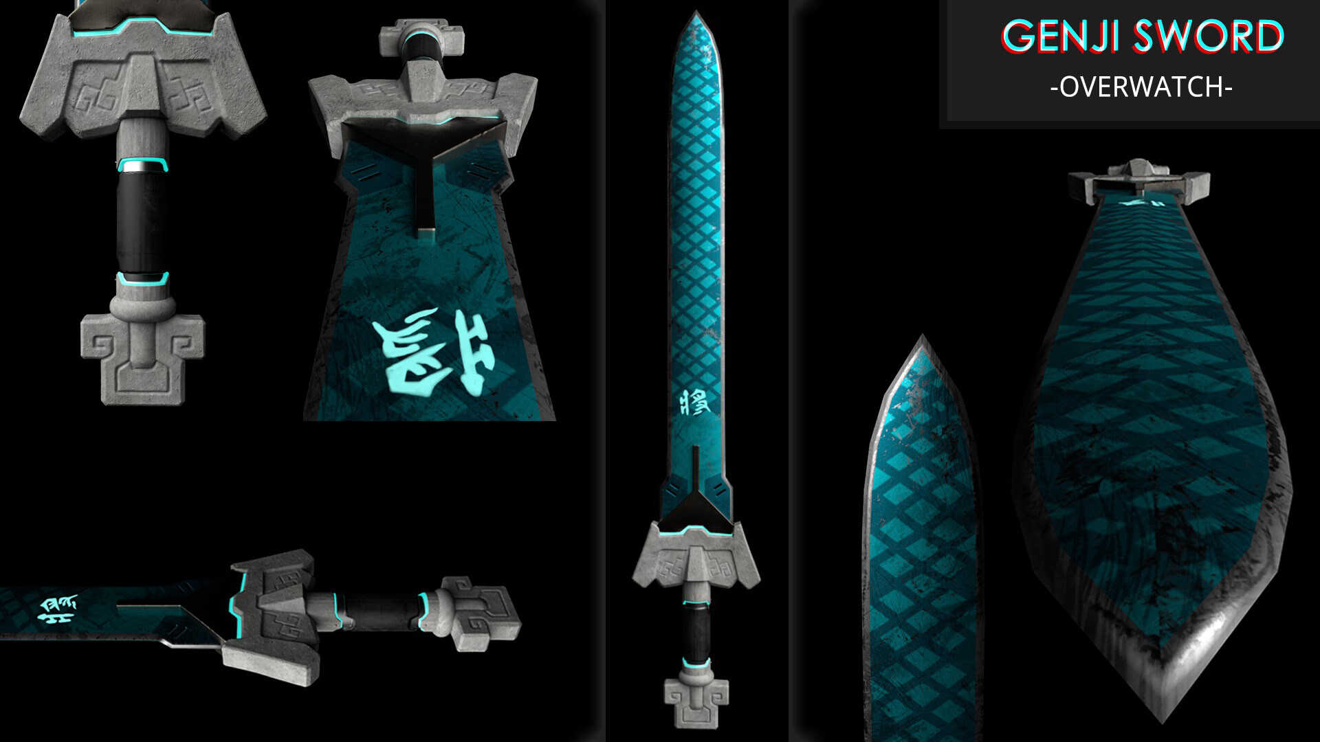 ArtStation - Genji Sword | Zbrush | Substance Painter