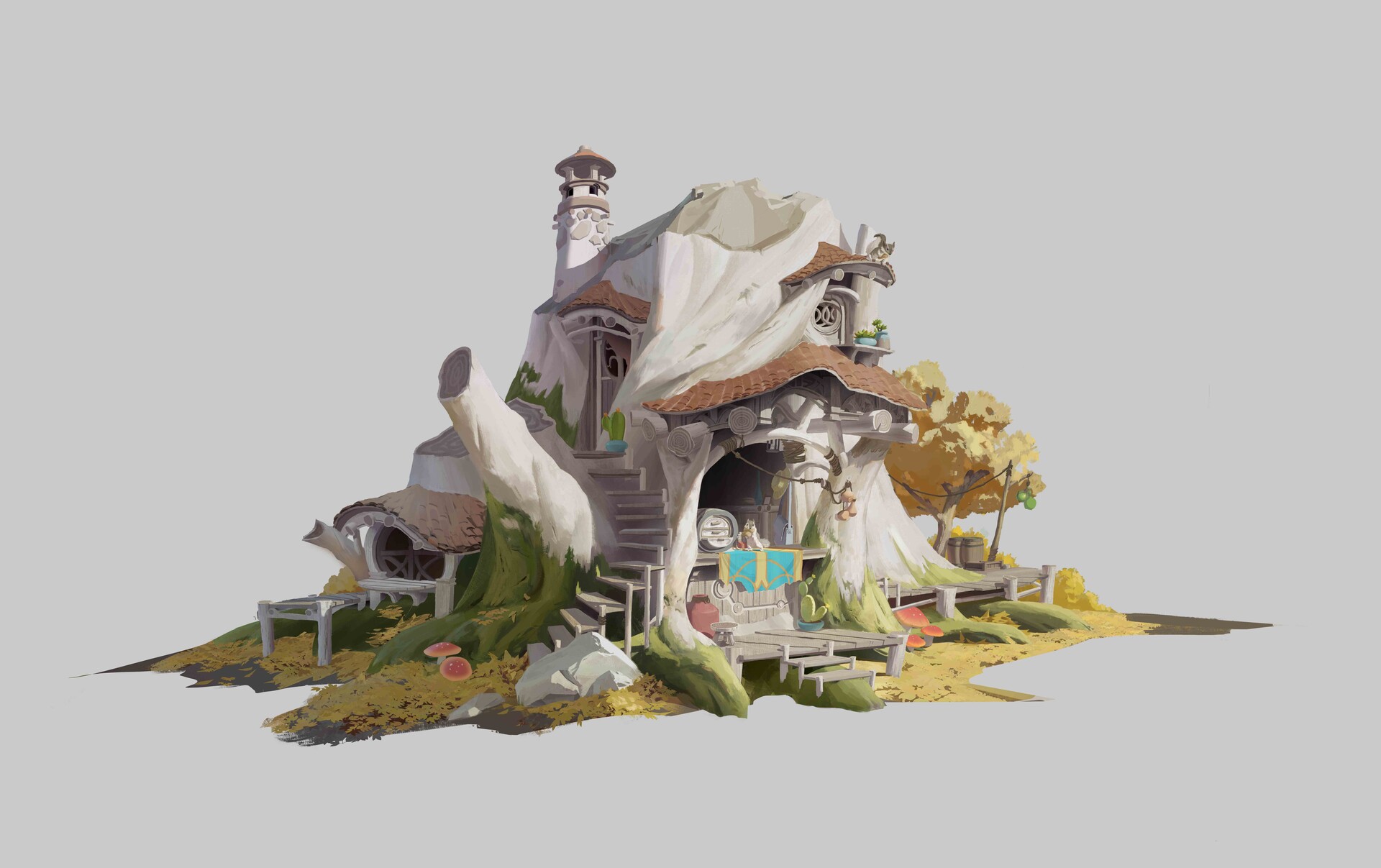 ArtStation - tree house