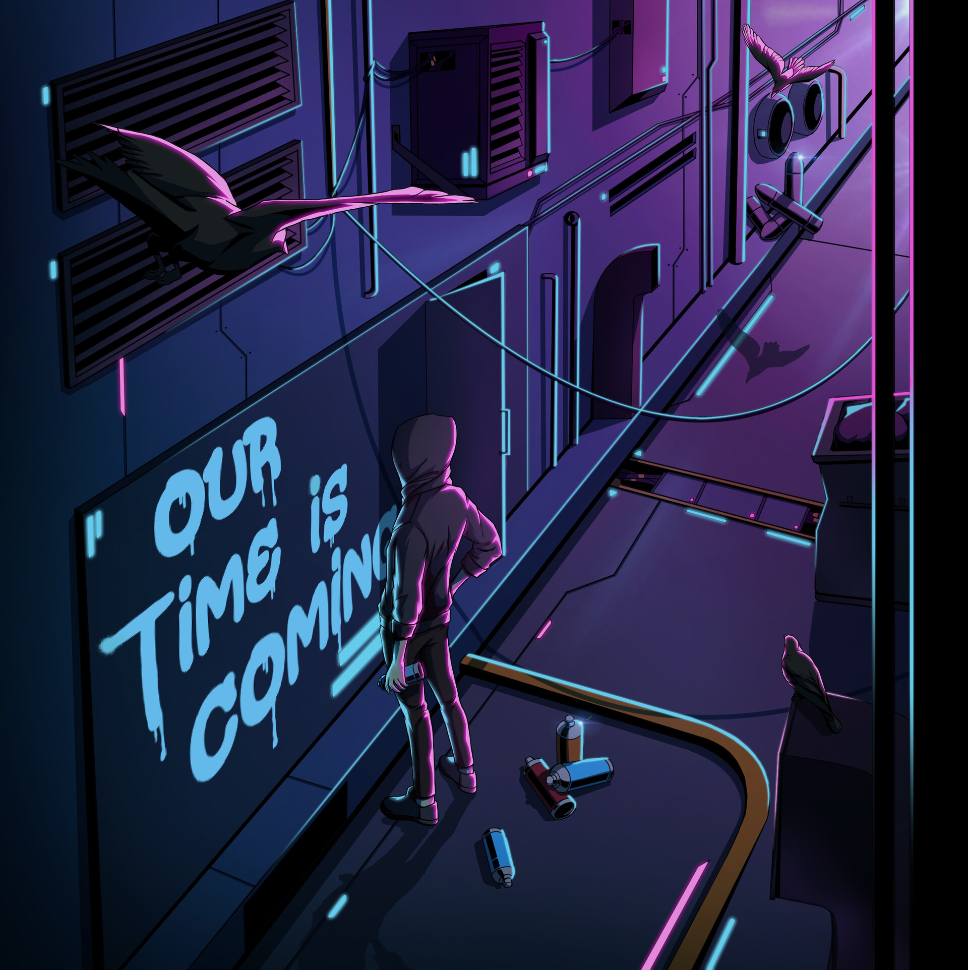 ArtStation - Cyber alley