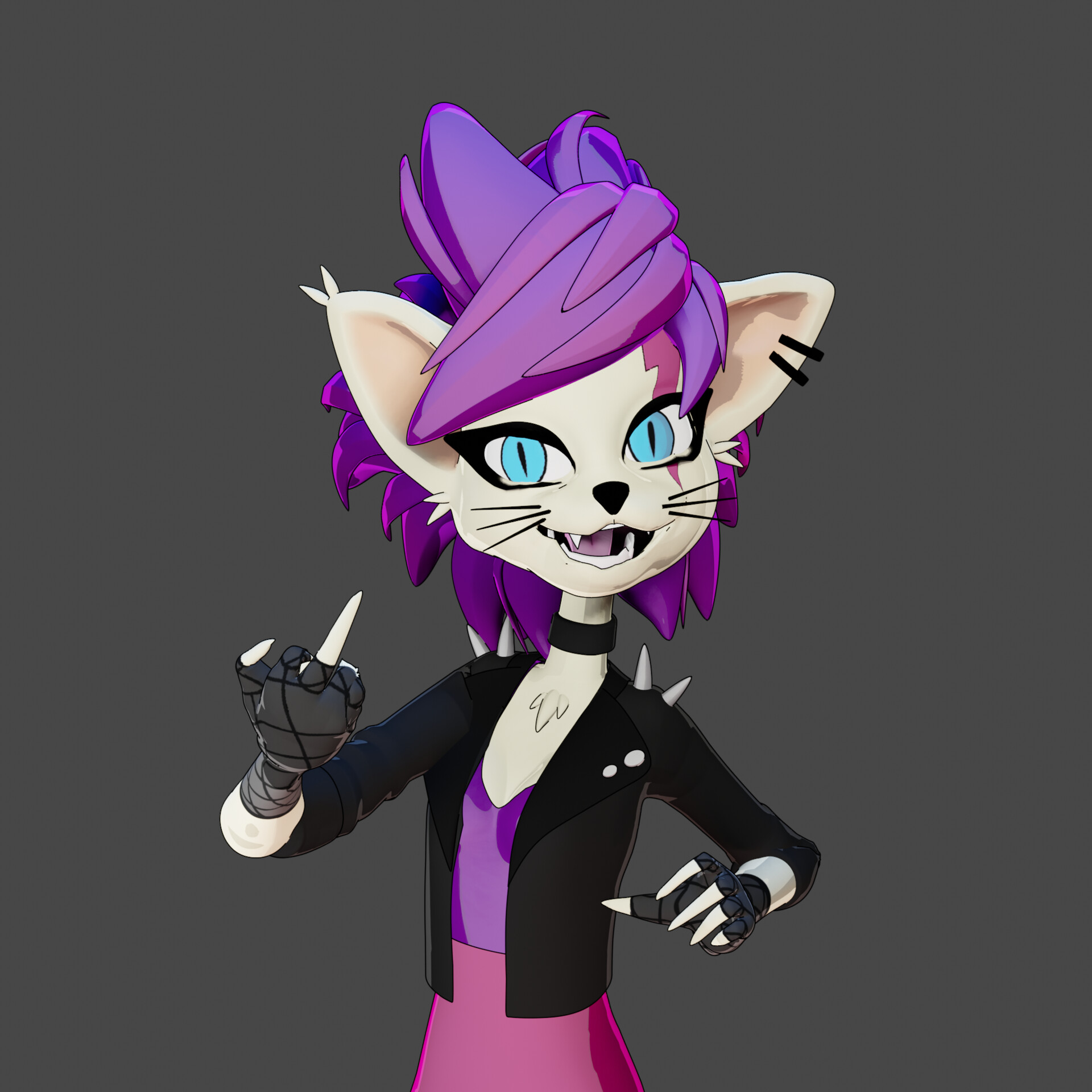 Iggy The Mad - Rocker Catgirl