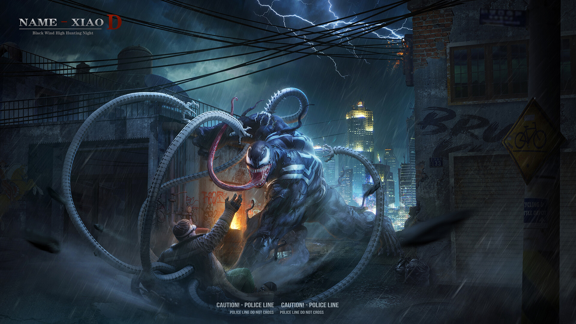 ArtStation - Venom vs. Doctor Octopus