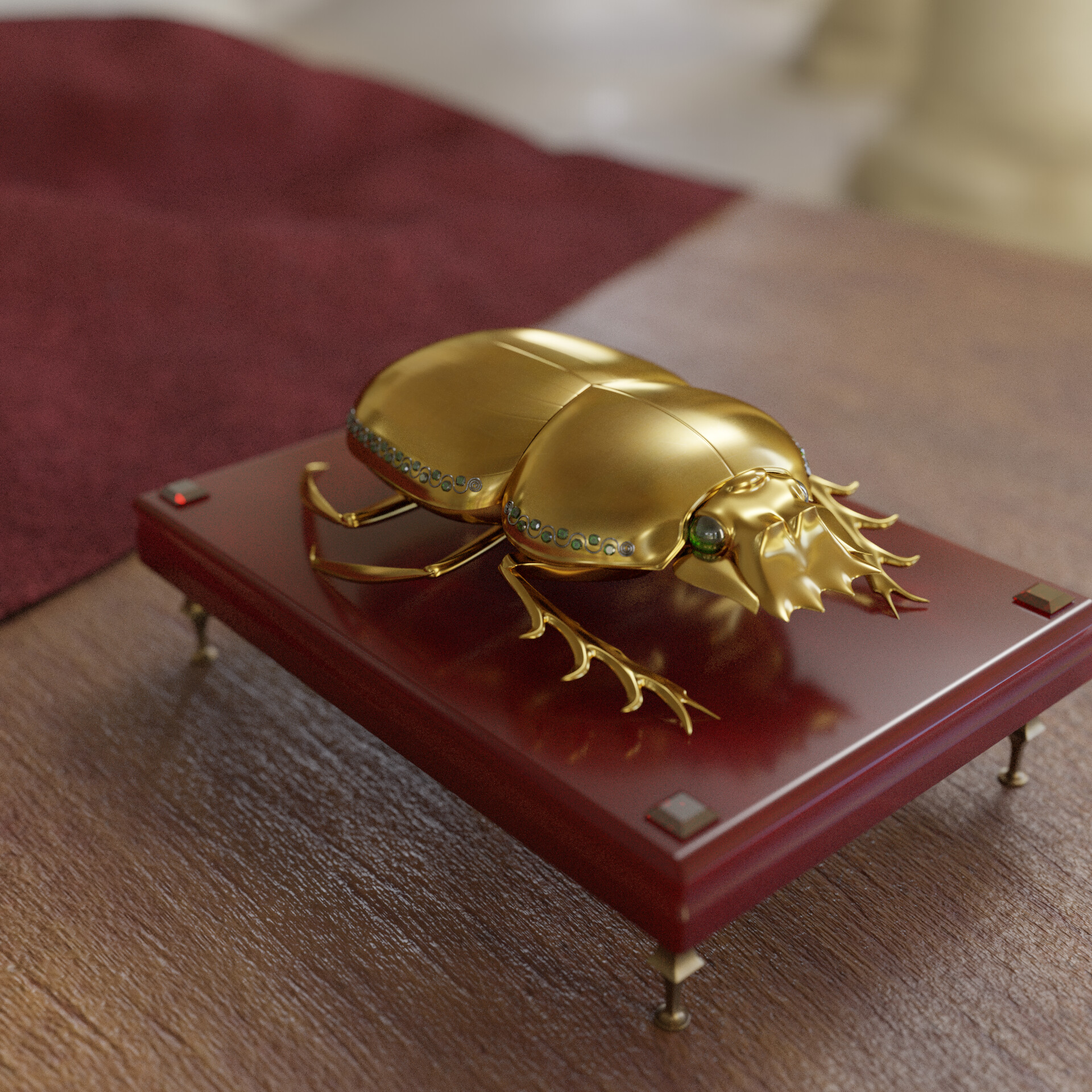ArtStation - Golden scarab