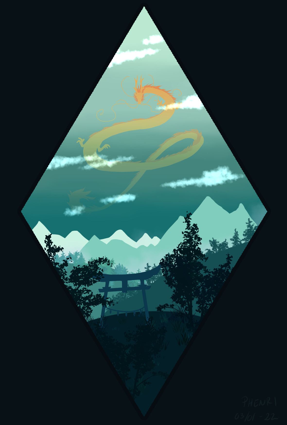 ArtStation - Dragon Shrine