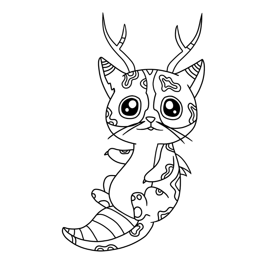 hybrid animals coloring pages