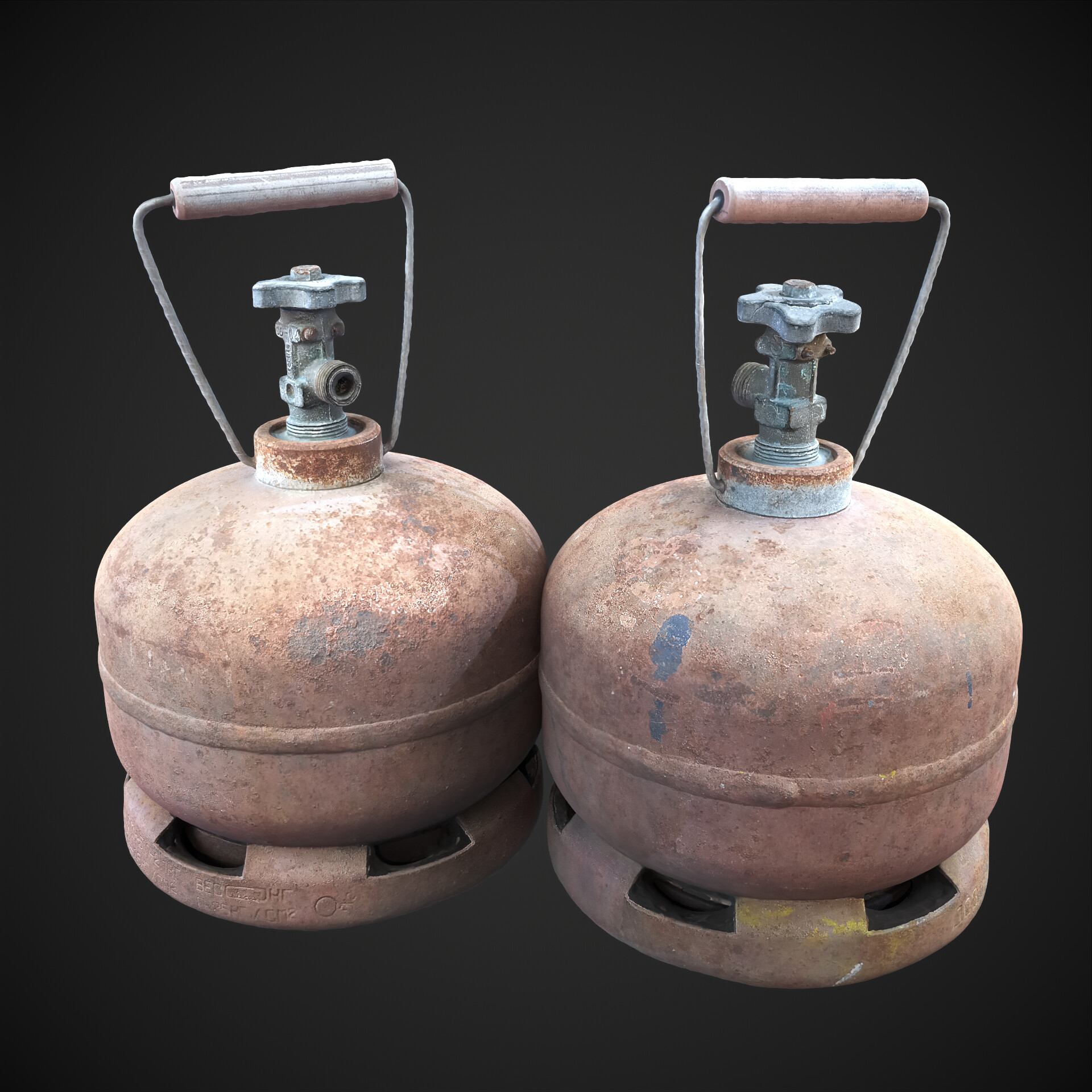 ArtStation - Old metal gas barrel