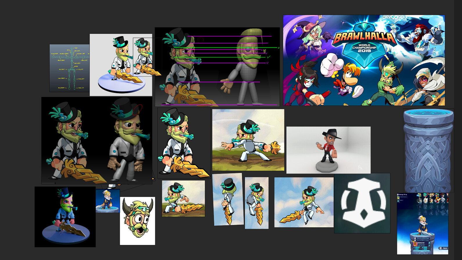 Ohad Darsa - Ritzy Bödvar - "Brawlhalla" 3D Fanart!!