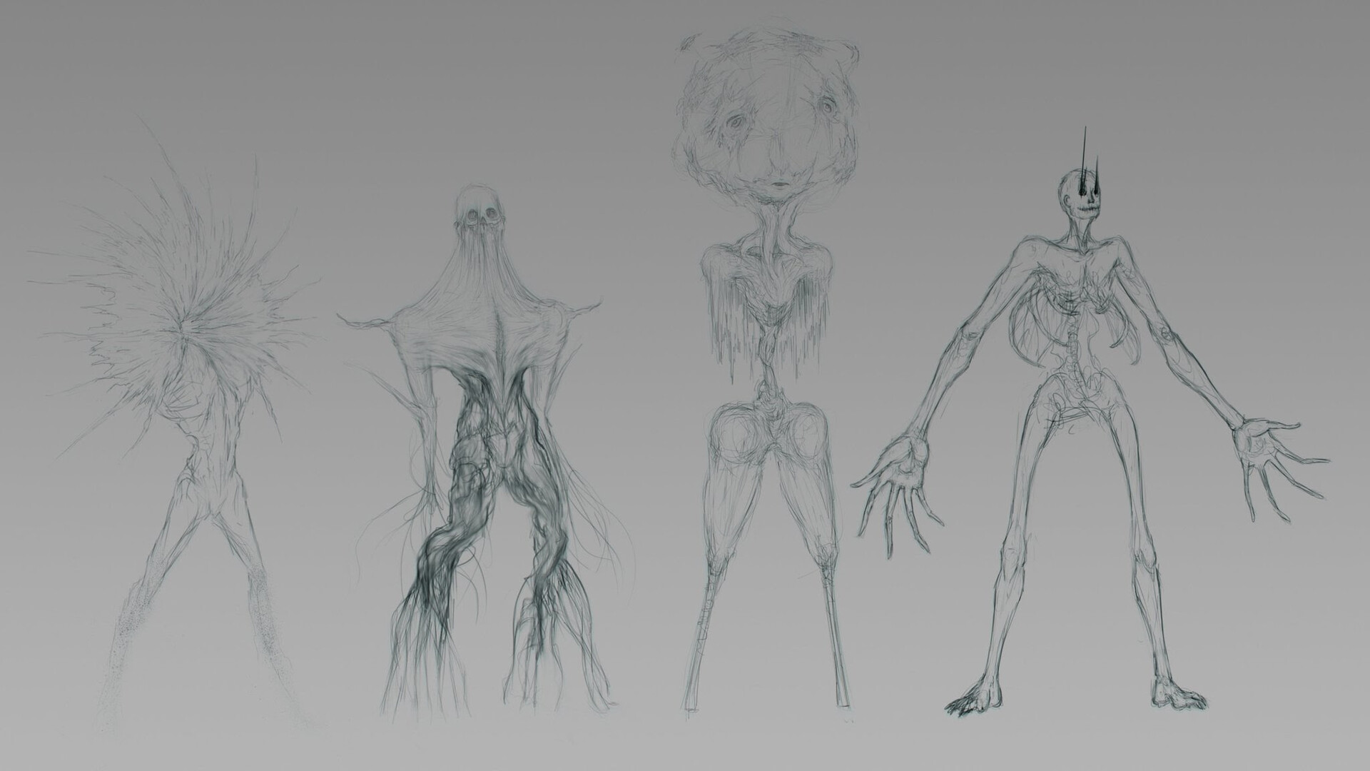 ArtStation - Abstract Horror Exploration - Digital Concept Art