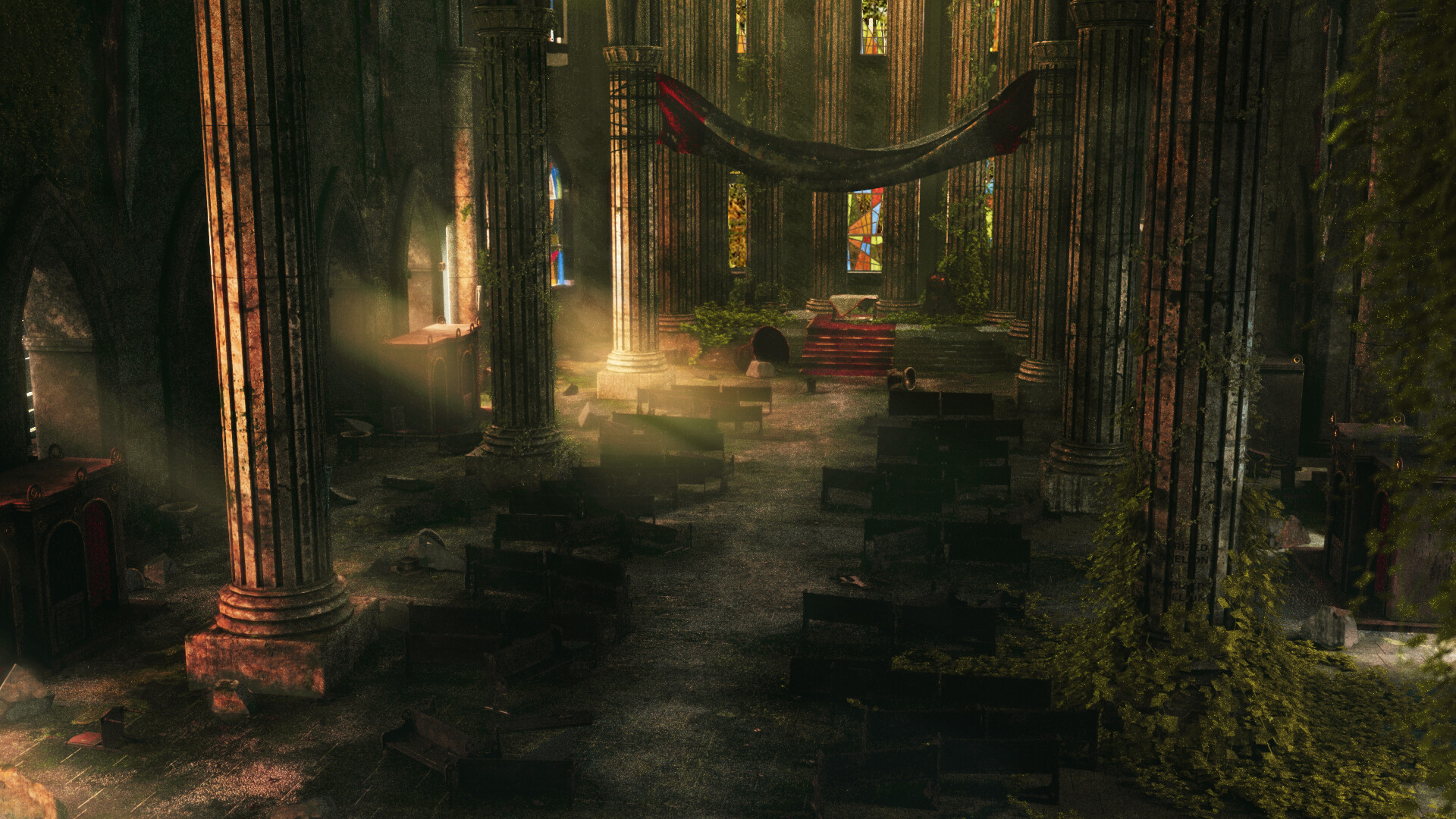 ArtStation - The lost Cathedral