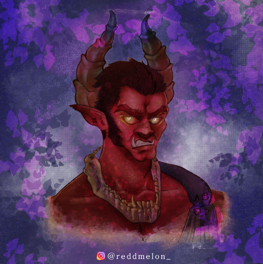 ArtStation - Demon Orc DnD Character