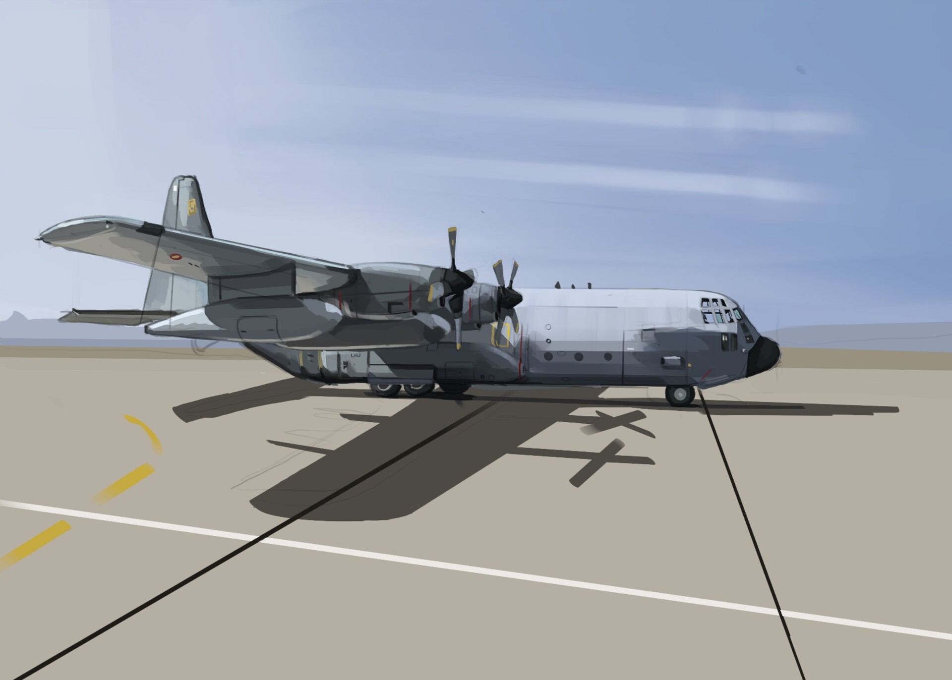 ArtStation - Lockheed C-130 Hércules
