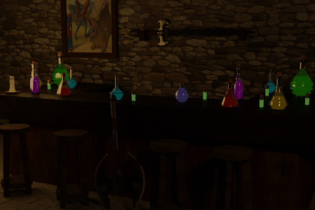 ArtStation - Potion Bar