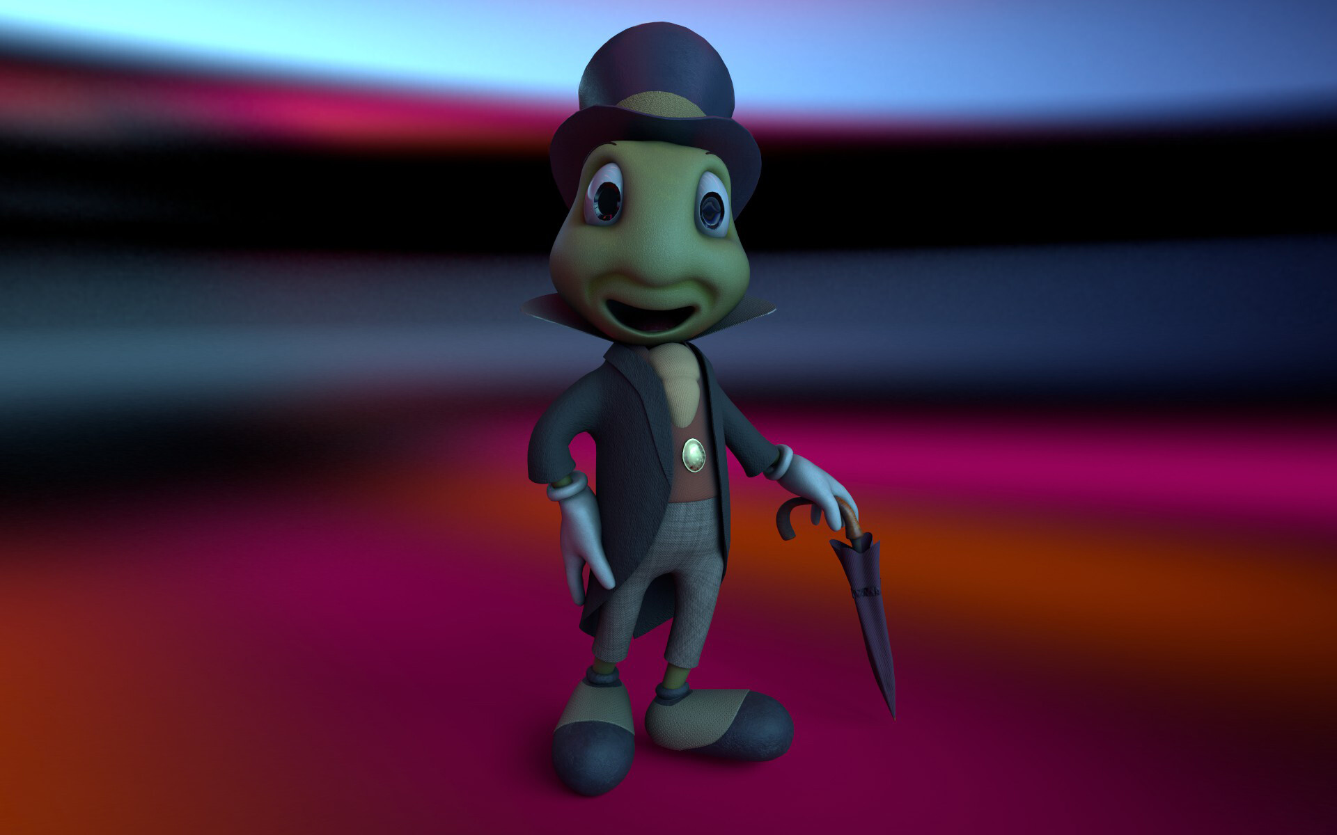 ArtStation - 3D Jiminy Cricket