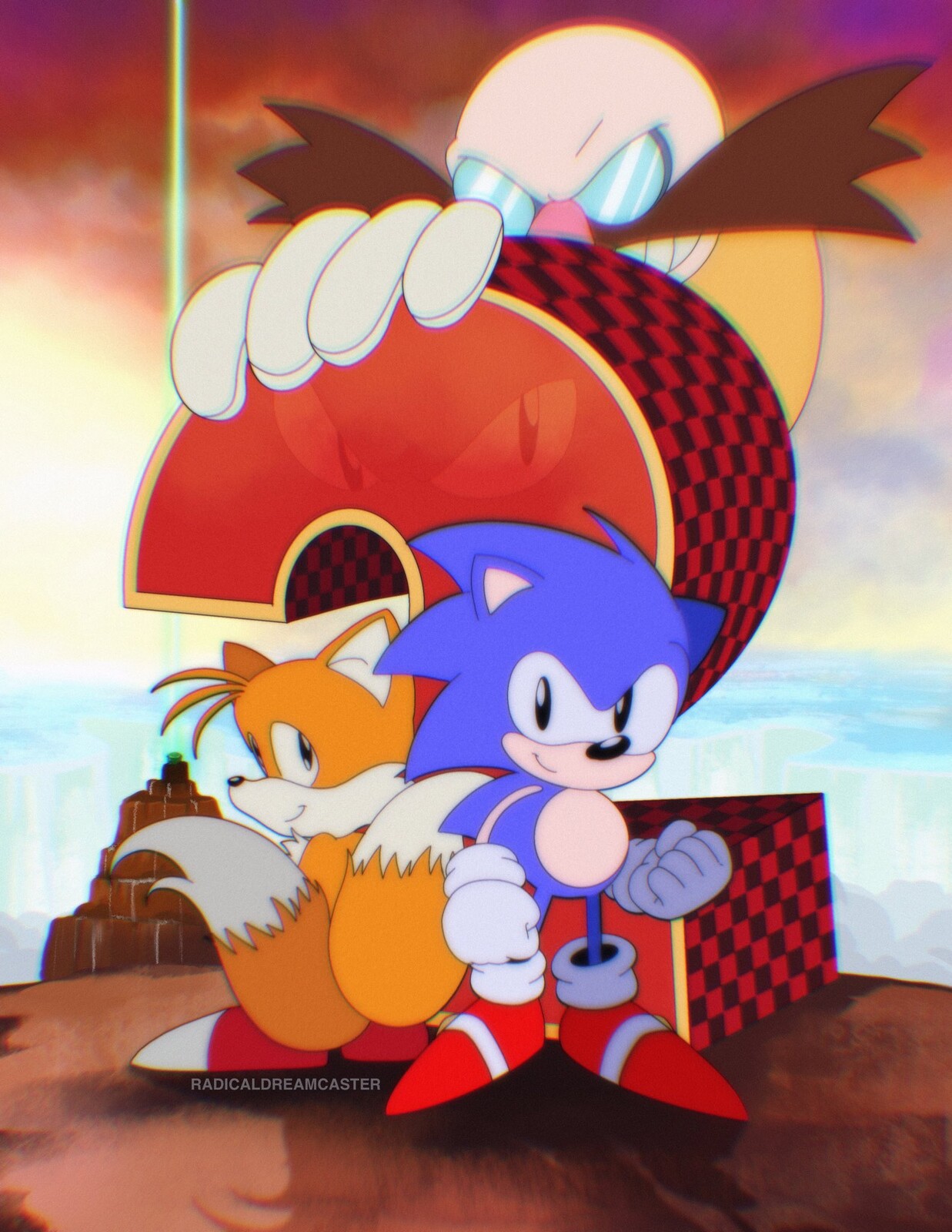 Radical Dreamcaster - RETRO SONIC MOVIE 2 POSTER