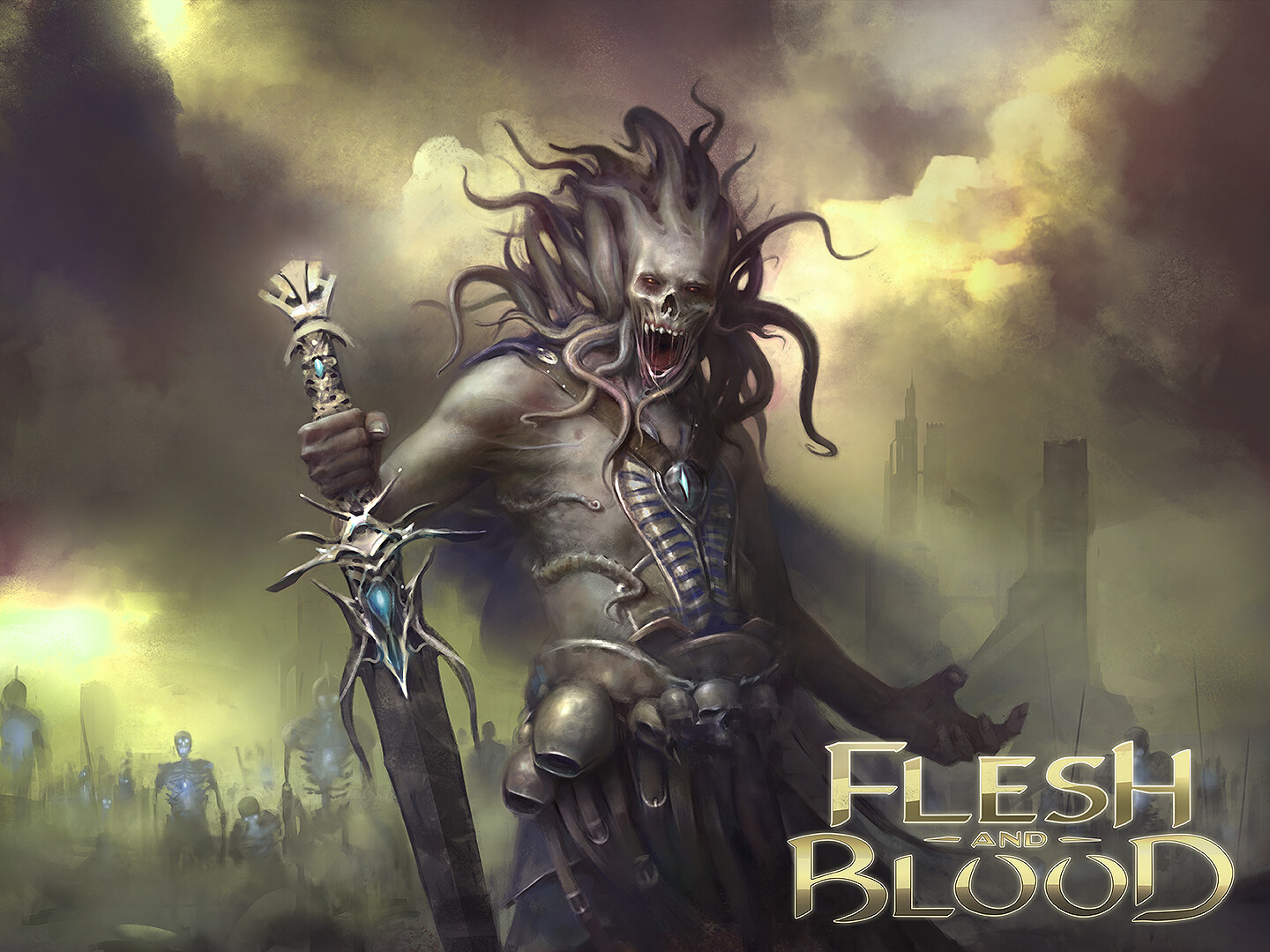 ArtStation - Shrill of Skullform// illustration for FAB ,no photobashing