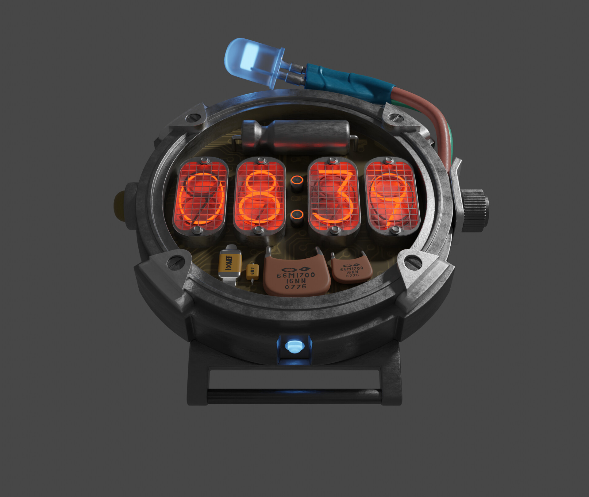 ArtStation - Fan art of a clock from the Metro game