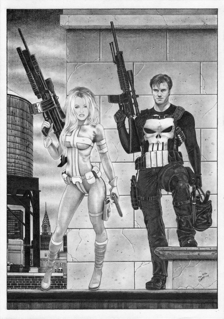 ArtStation - Silver Sable and Punisher