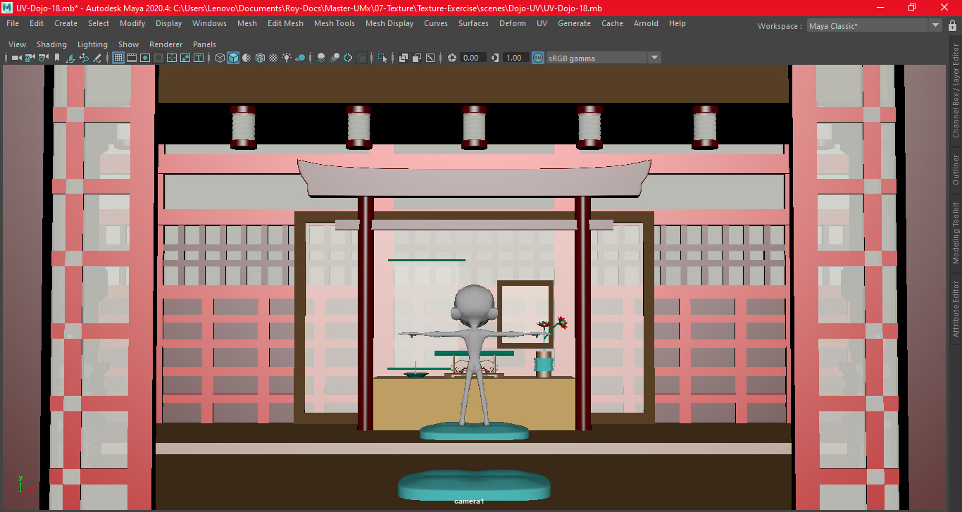 Roy Guzmán - Dojo Stage for Menito's ShortFilm