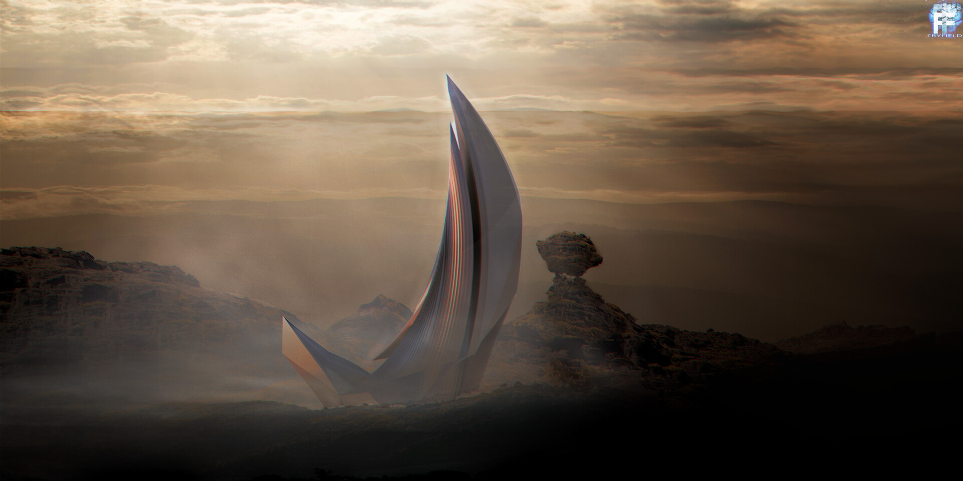 ArtStation - Moon base 1