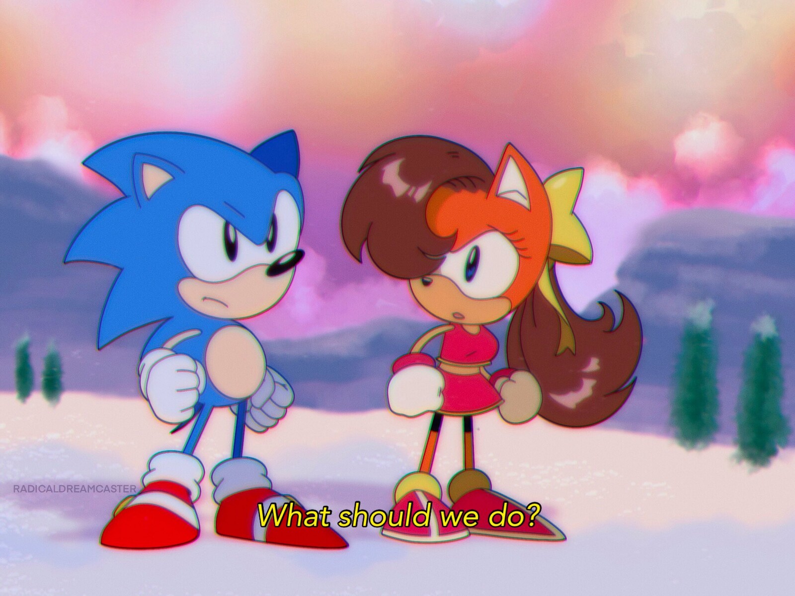 Radical Dreamcaster - Sonic and Tiara