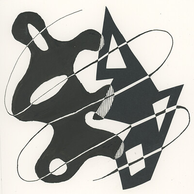 implied shape in art