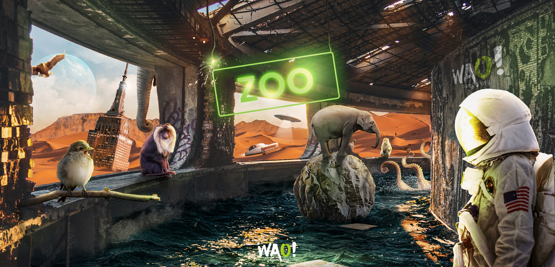 ArtStation - Futuristic Zoo