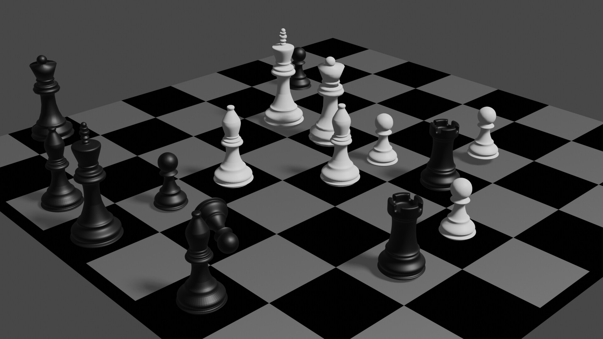 ArtStation - Chess B&W