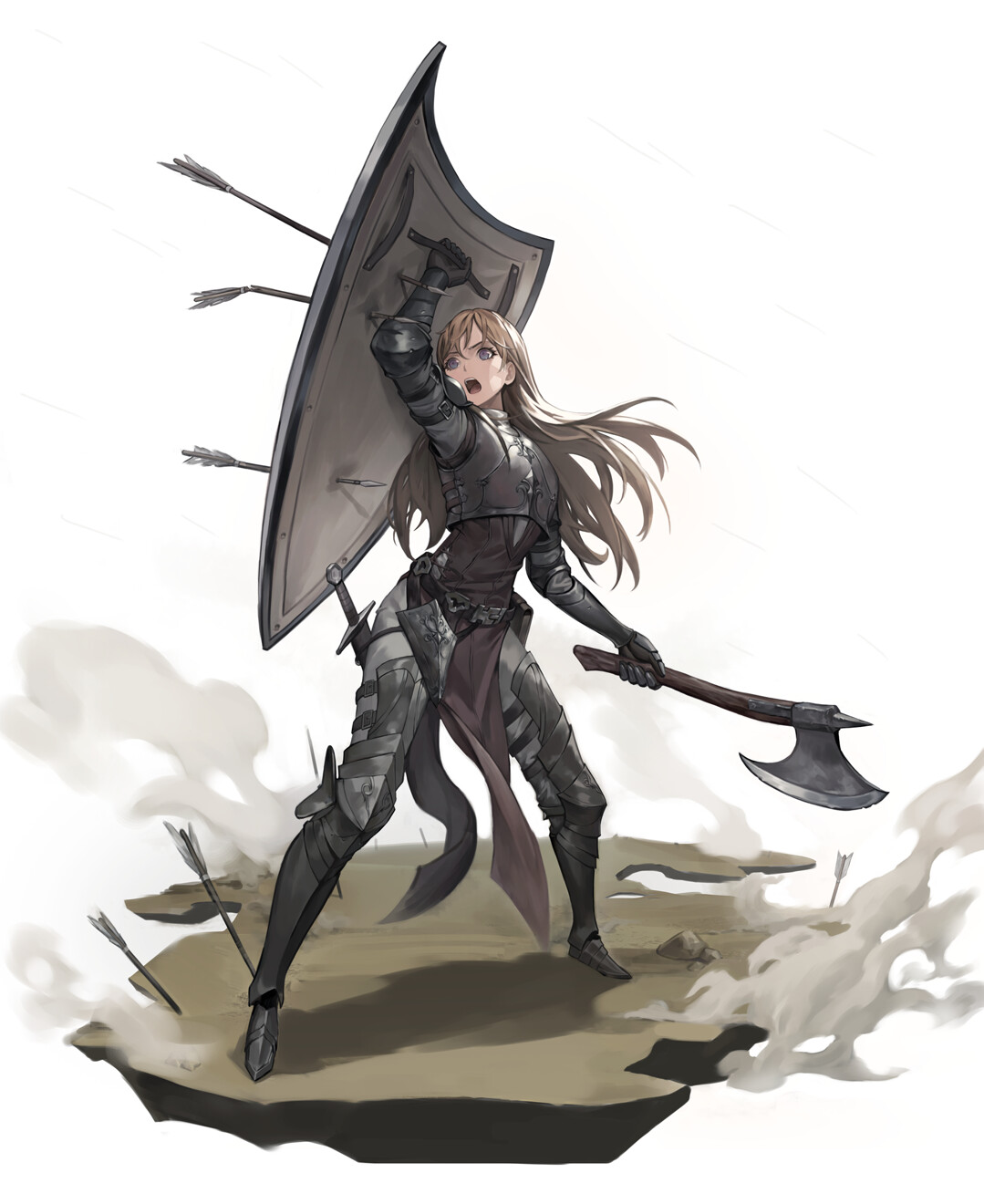 ArtStation - Knight girl