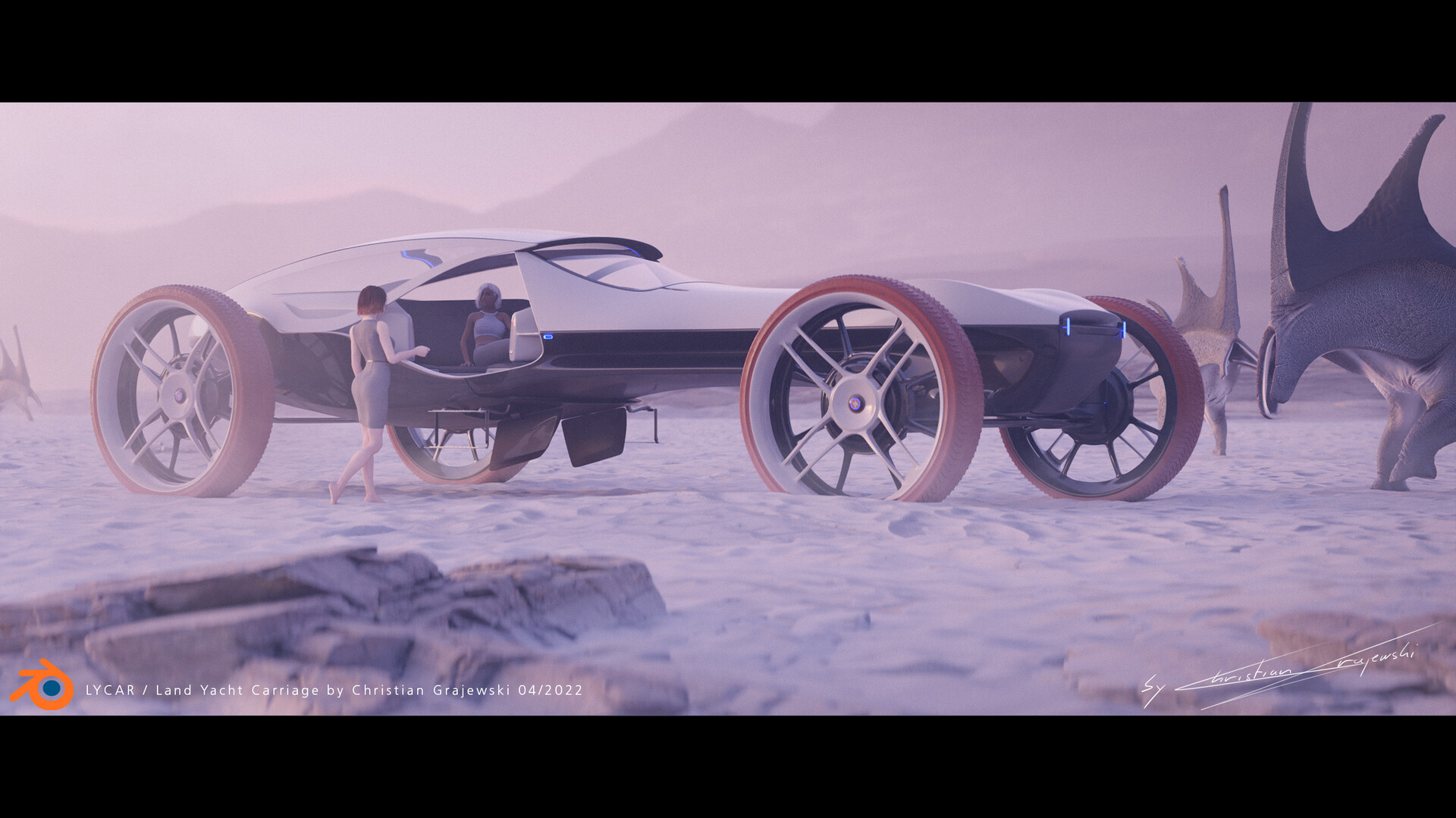 ArtStation - LYCAR - Land Yacht Carriage
