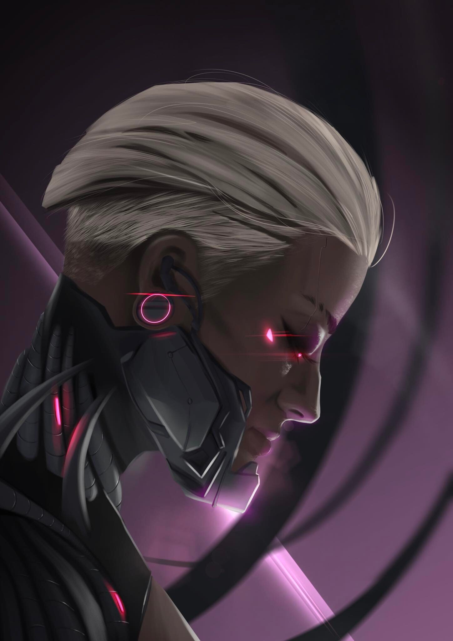 ArtStation - Cyber Girl