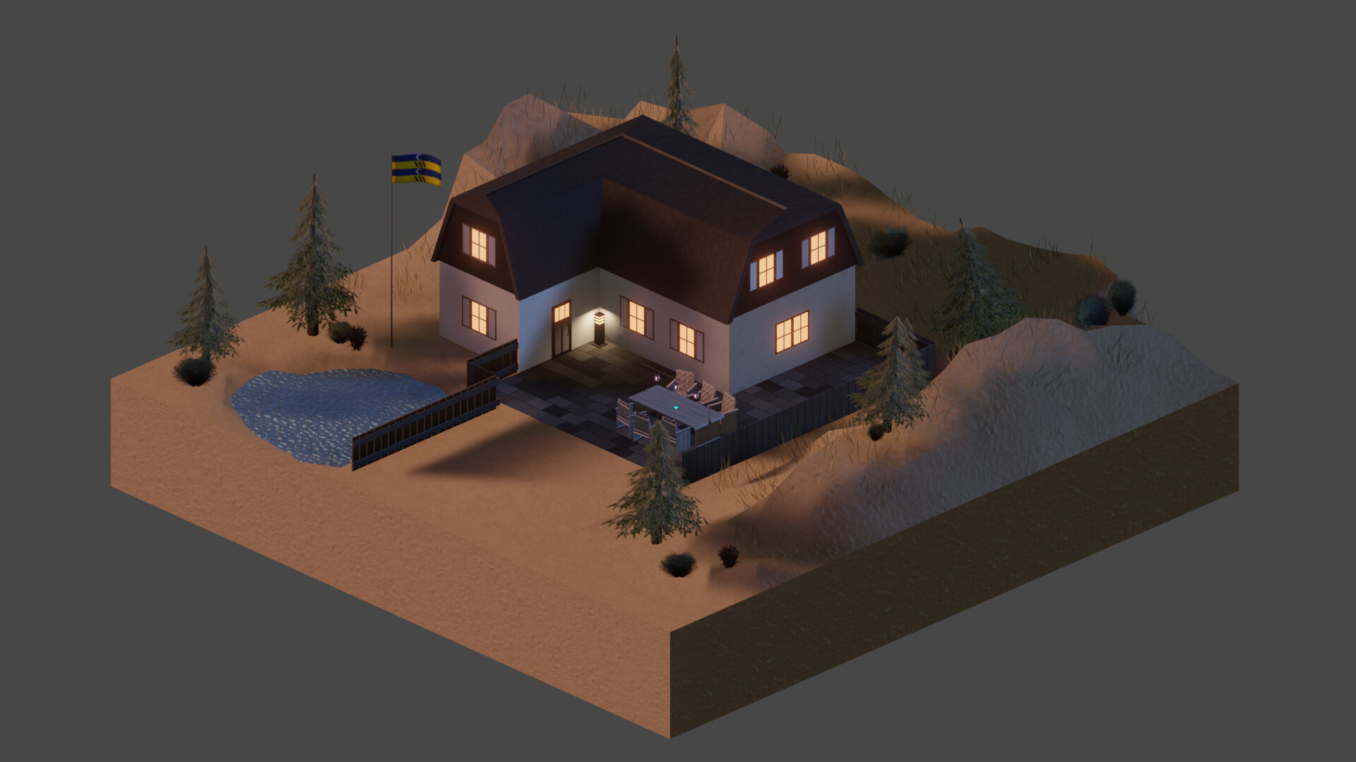 ArtStation - Isometric Diorama