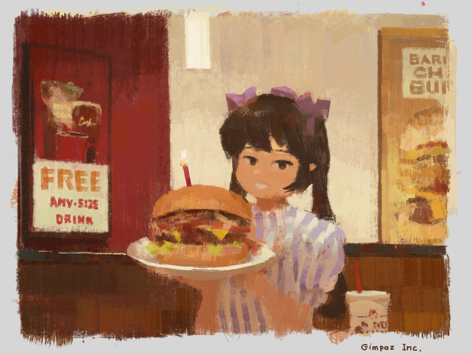 ArtStation - Hamburger for Lunch
