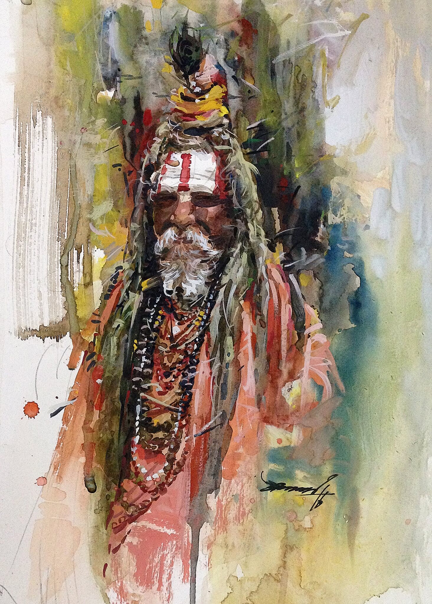 manual water color by Gopi Ovn — ProUser.Me