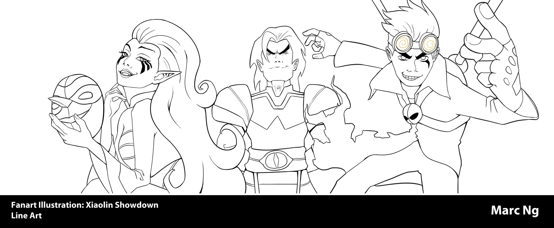 shaolin showdown coloring pages